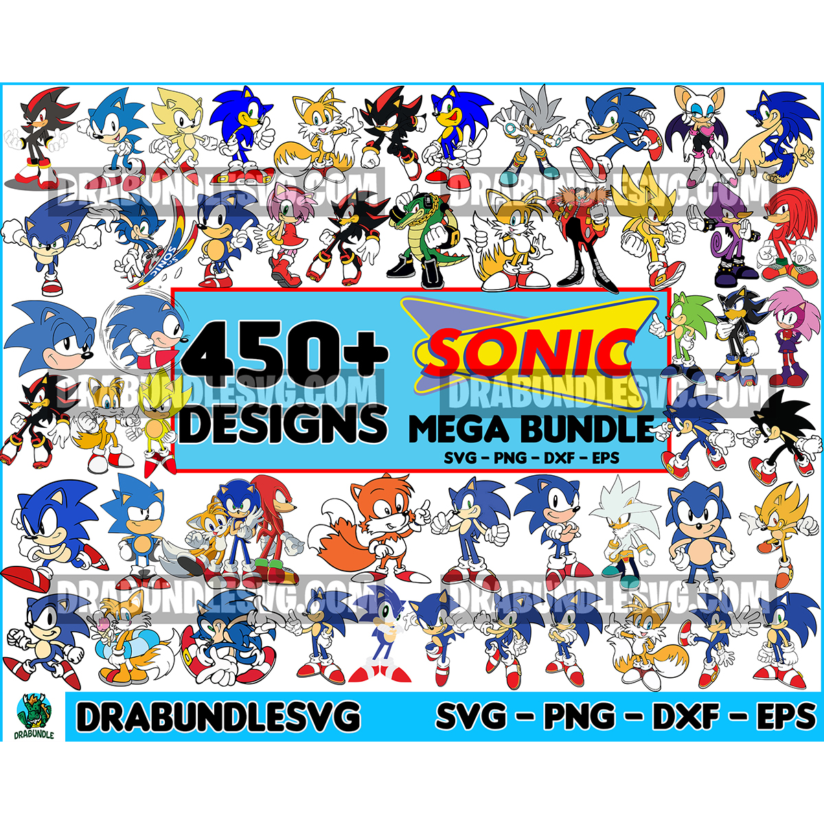 450 Sonic Svg Bundle, Svg Cricut, Svg Bundle, Sonic Svg, Car - Inspire ...
