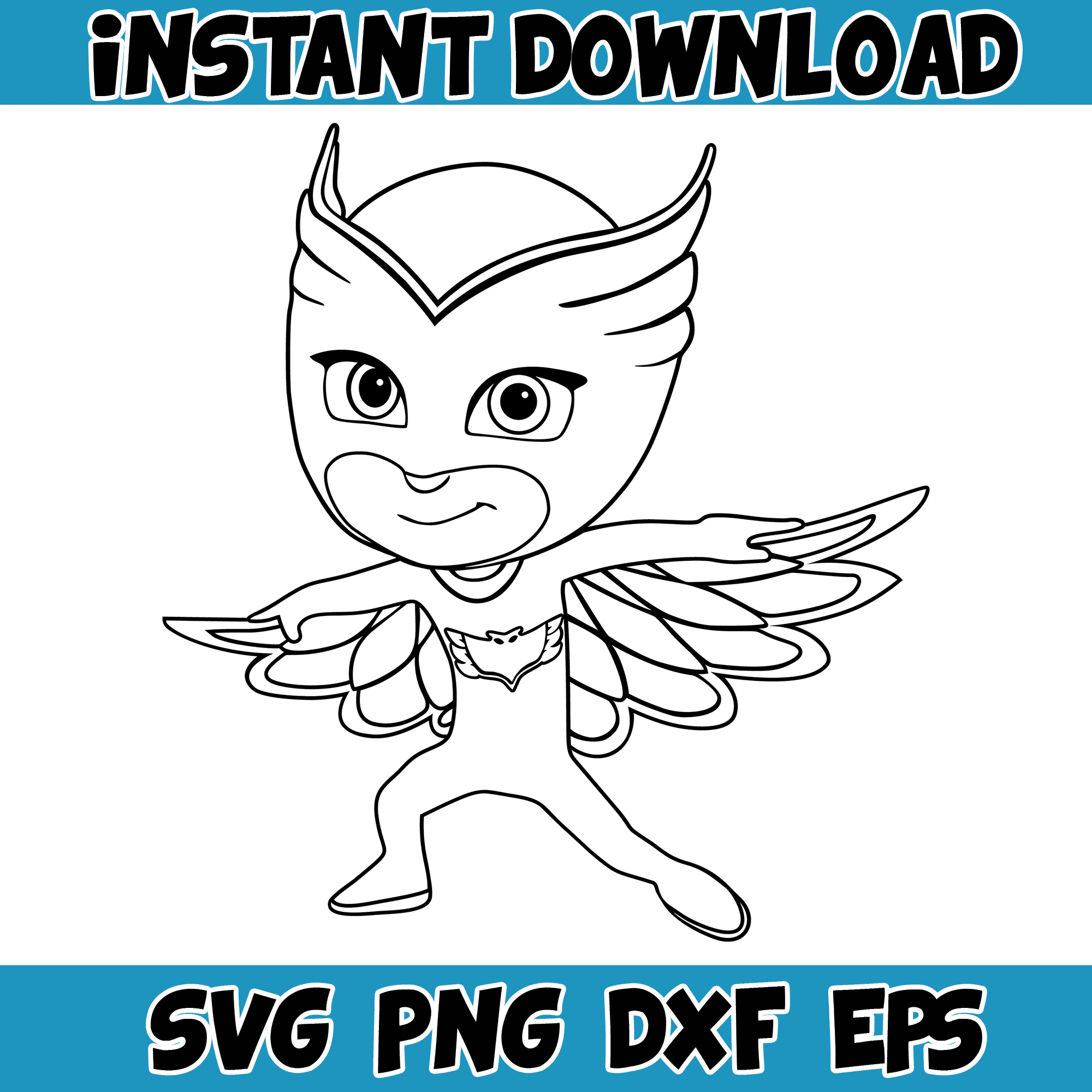 PJ Mask Clipart, PJ Mask svg cut files for Cricut, Silhouett | Inspire ...