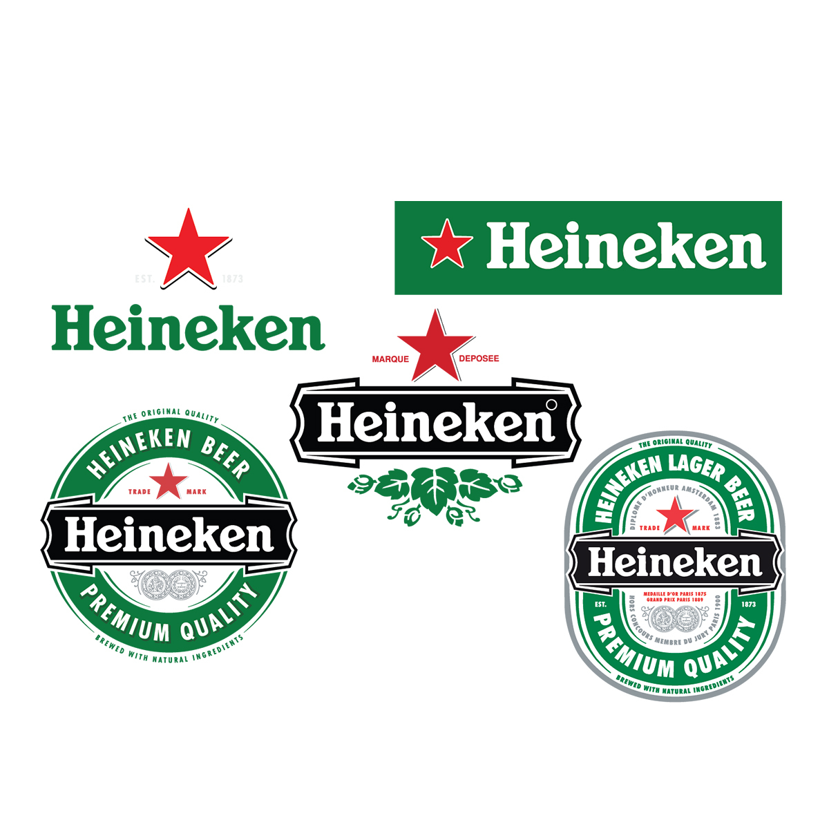 Heineken Beer Logo Bundle Svg, Trending Svg, Heineken Logo S | Inspire ...