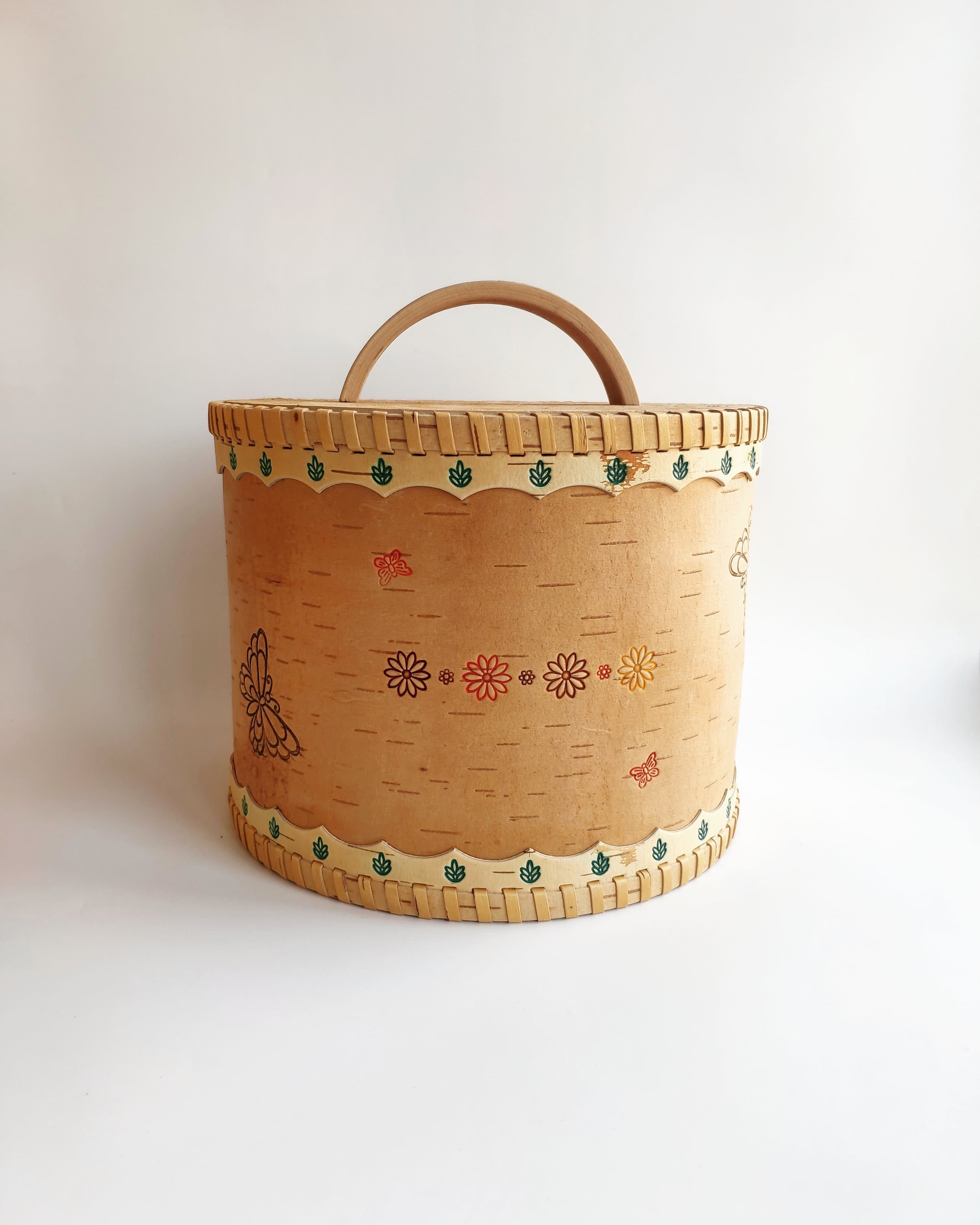 Round Birch bark box | Inspire Uplift