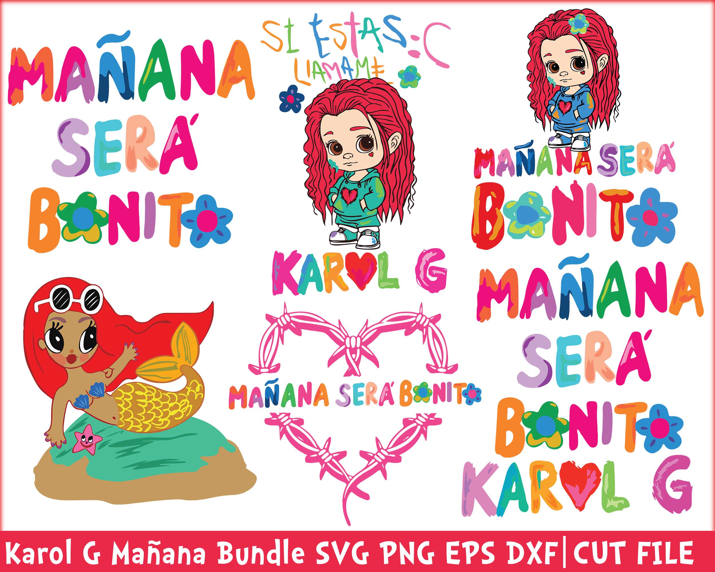 Manana Sera Bonito Bunlde Svg, Karol G New Album 2023 Svg, K - Inspire ...