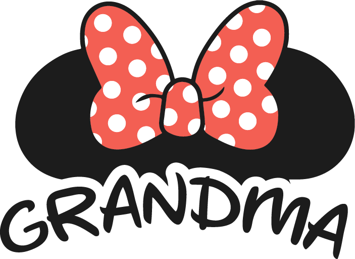 Grandma Minnie Face Svg, Disney Svg, Family Disney Svg, Mick - Inspire ...