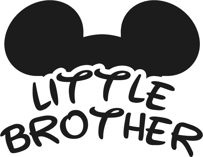 Little Brother Mickey Face Svg, Disney Svg, Family Disney Sv - Inspire ...
