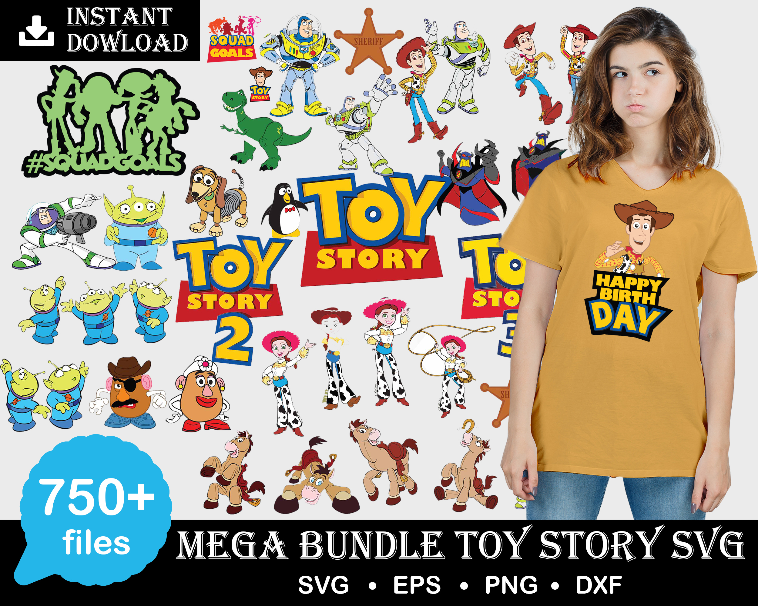 Mega Bundle Toy Story Svg, Toy Story Svg, Logo Toy Story Svg - Inspire ...