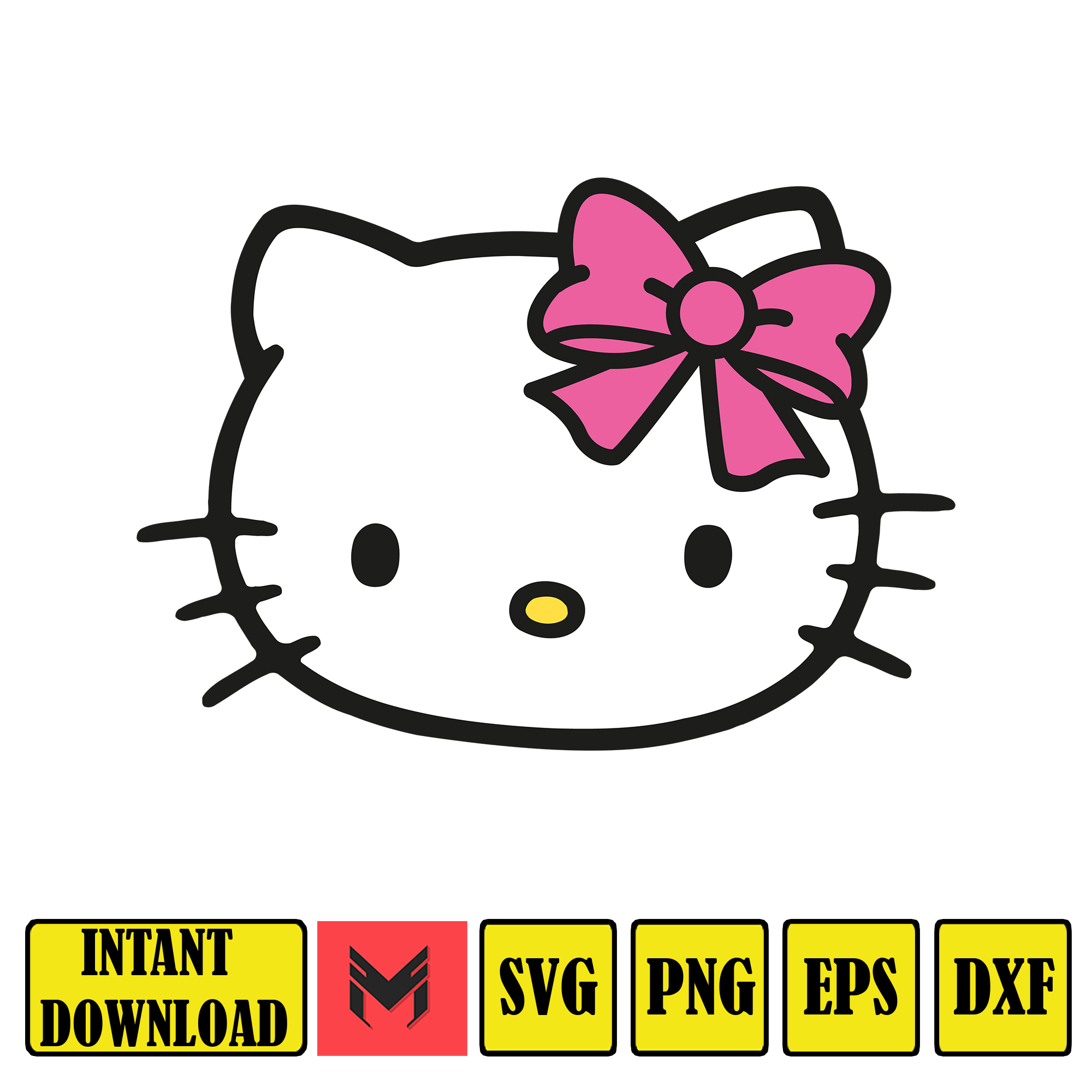 Kawaii Kitty Svg, Kawaii Kitty Svg, Cute Cat Svg, Kitty Svg, - Inspire ...