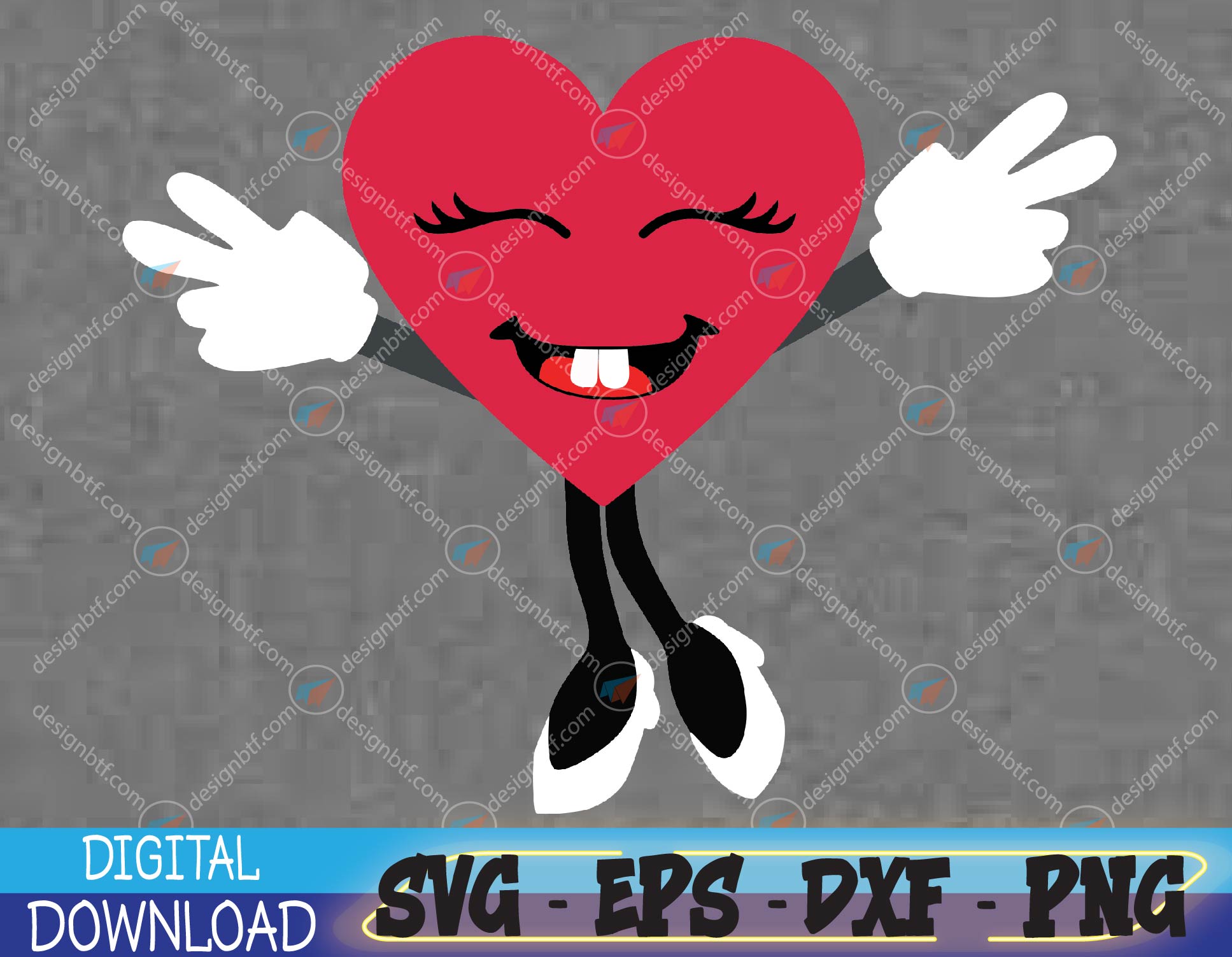 Heart Lady Svg, Eps, Png, Dxf, Digital Download - Inspire Uplift