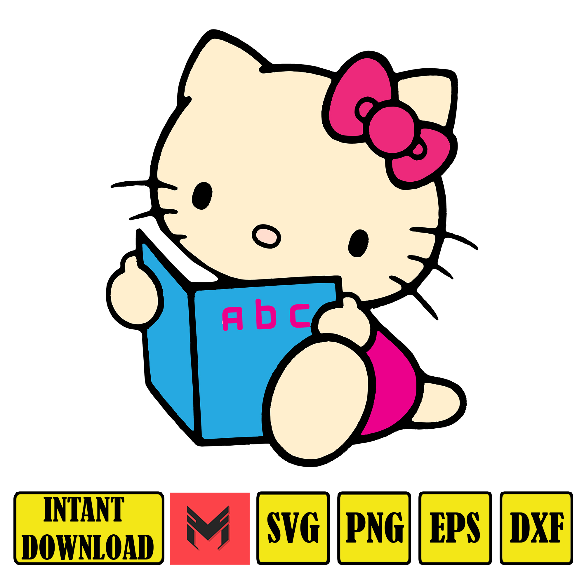 Kawaii Kitty Svg, Kawaii Kitty Svg, Cute Cat Svg, Kitty Svg, | Inspire ...