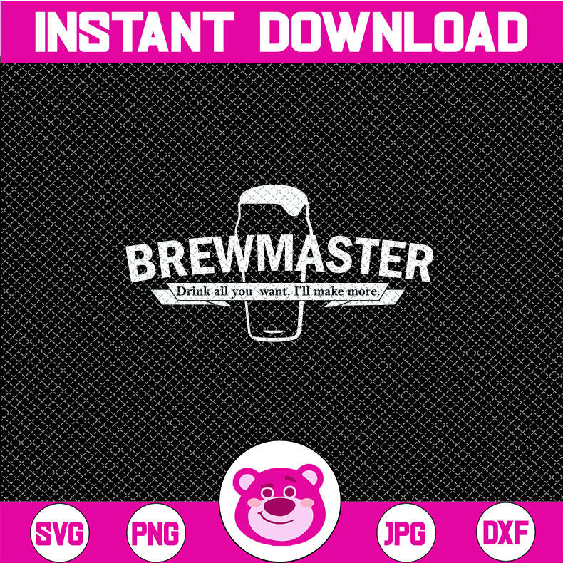 Brewmaster SVG Clipart or Cut file to make you own stickers - Inspire ...