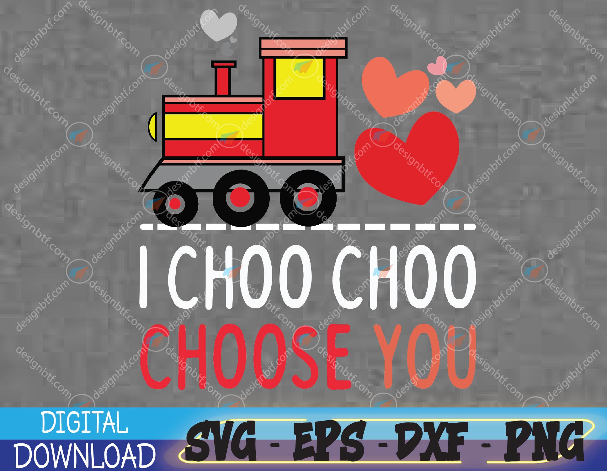 Kids I Choo Choo Choose You Valentines Day Svg, Eps, Png, Dx | Inspire ...