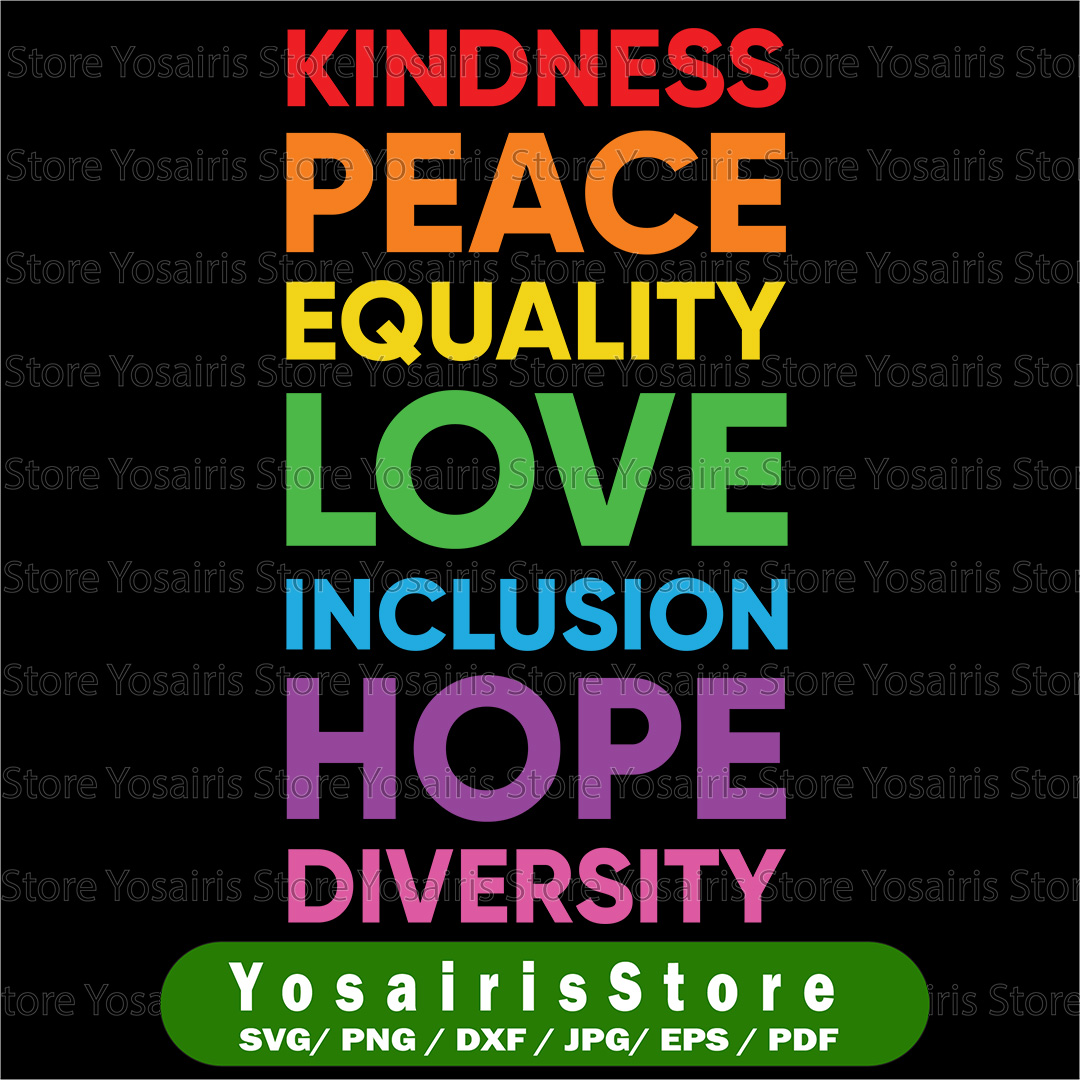 Black Lives Matter SVG, Love Is Love svg | Rainbow Flag | LG - Inspire ...