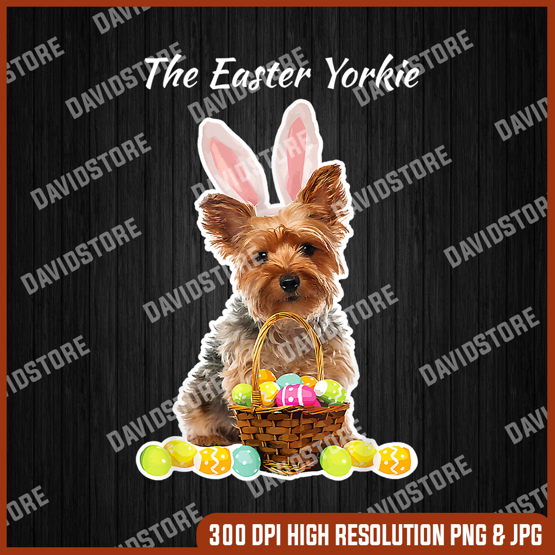 The Easter Yorkie, Easter Png, Happy Easter PNG, Easter Day | Inspire ...