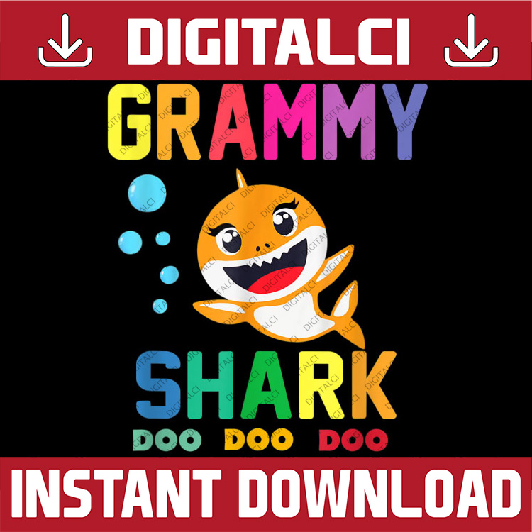 Grammy Shark Grammy Shark Lover Family Mother's Day Happy Mo | Inspire ...