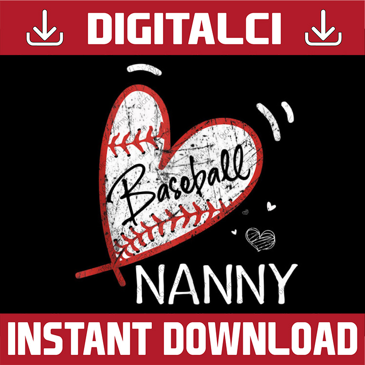 Baseball Nanny For Grandma Mother's Day Happy Mother's Day P - Inspire ...