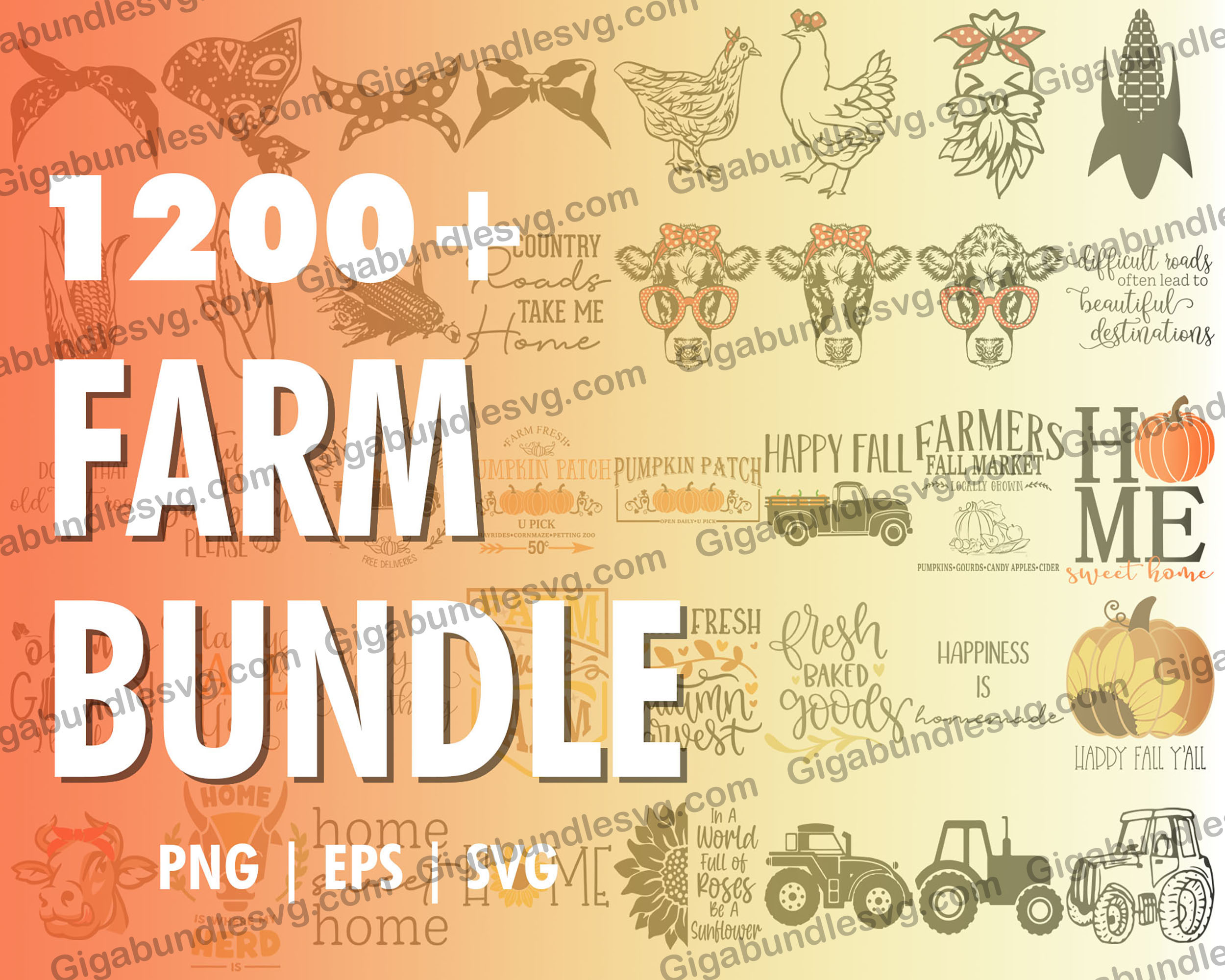 Farm SVG Bundle | Farm SVG Files For Cricut | Farming Svg Cu | Inspire ...