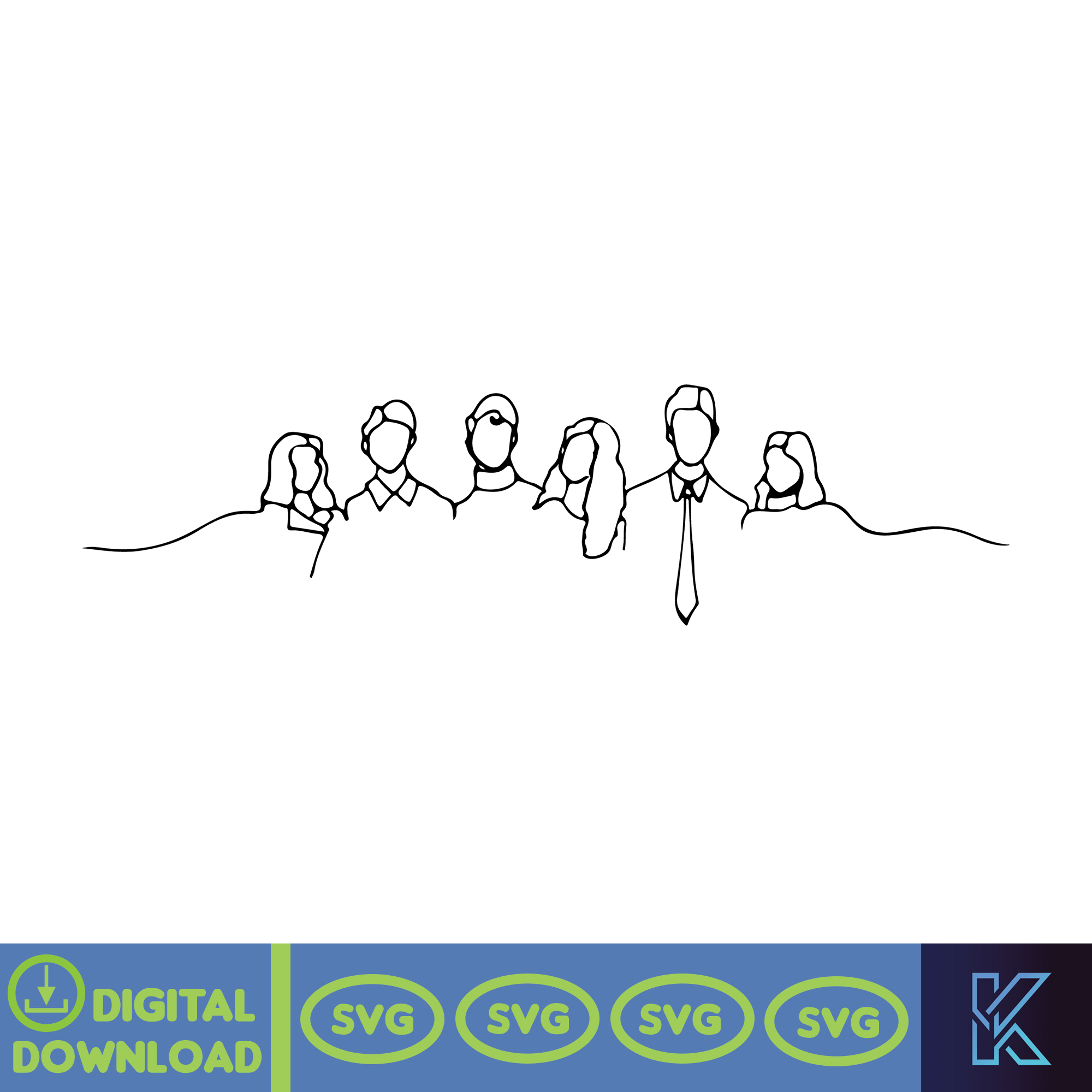 FRIENDS, Svg, Friends Tv Show Png, Friends Clipart, Friends - Inspire ...