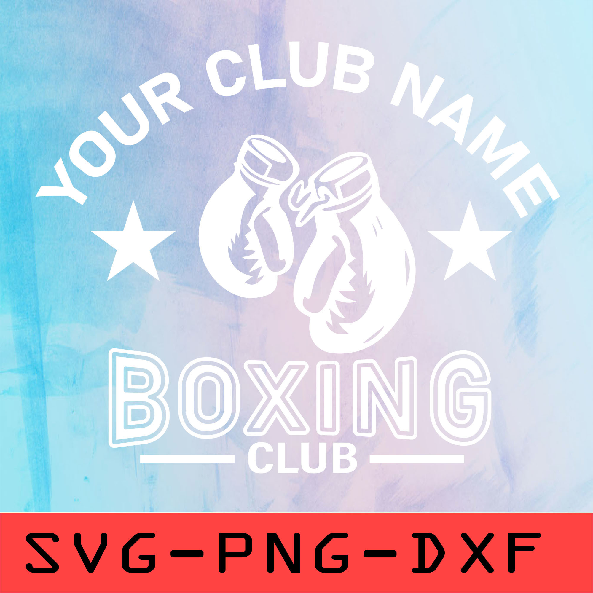 Personalised Your Club Name Boxing Club Svg,png,dxf,cricut,c | Inspire ...