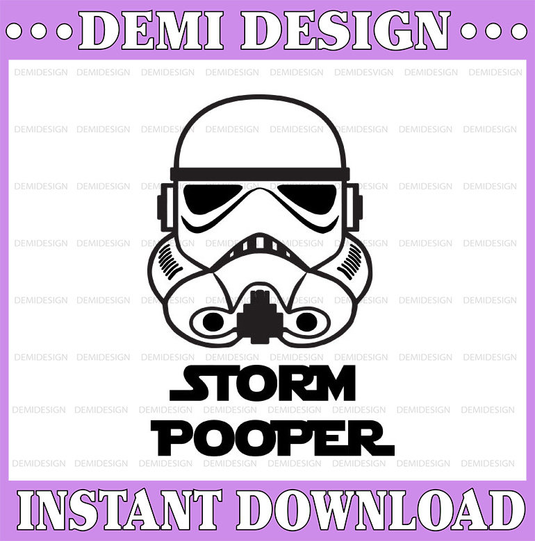 Star Wars Storm Pooper, Disney svg, Disney Mickey and Minnie | Inspire ...