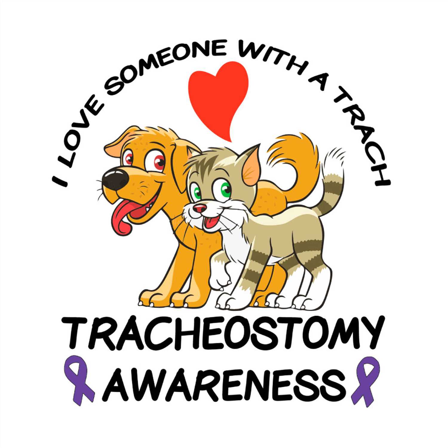 I Love Someone With A Trach Tracheostomy Tracheostomy SVG PN | Inspire ...