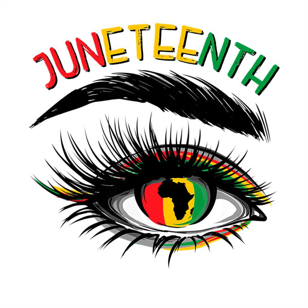 Juneteenth African American eyes SVG PNG, eyes SVG, African - Inspire ...