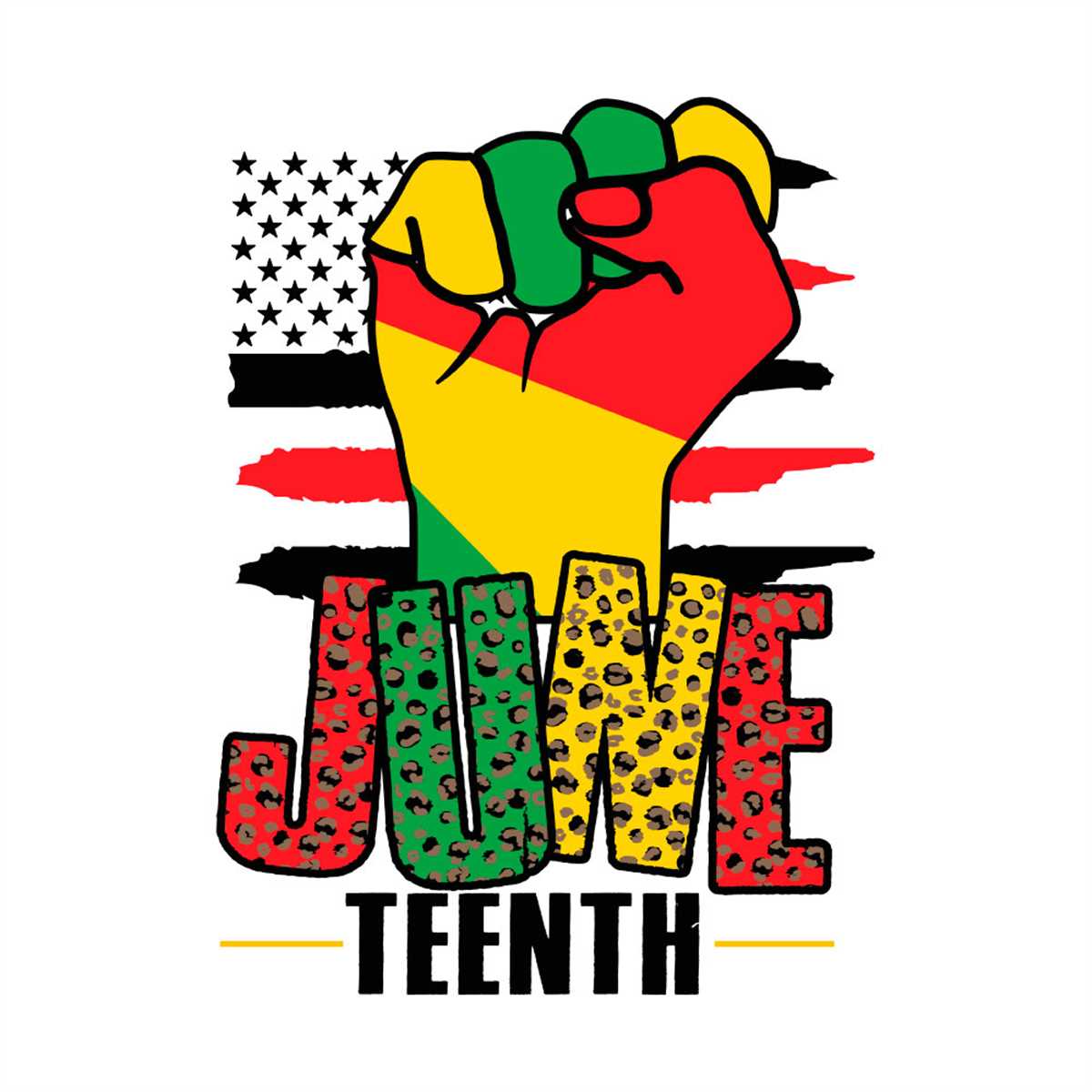 Juneteenth fist African American SVG PNG, fist SVG | Inspire Uplift
