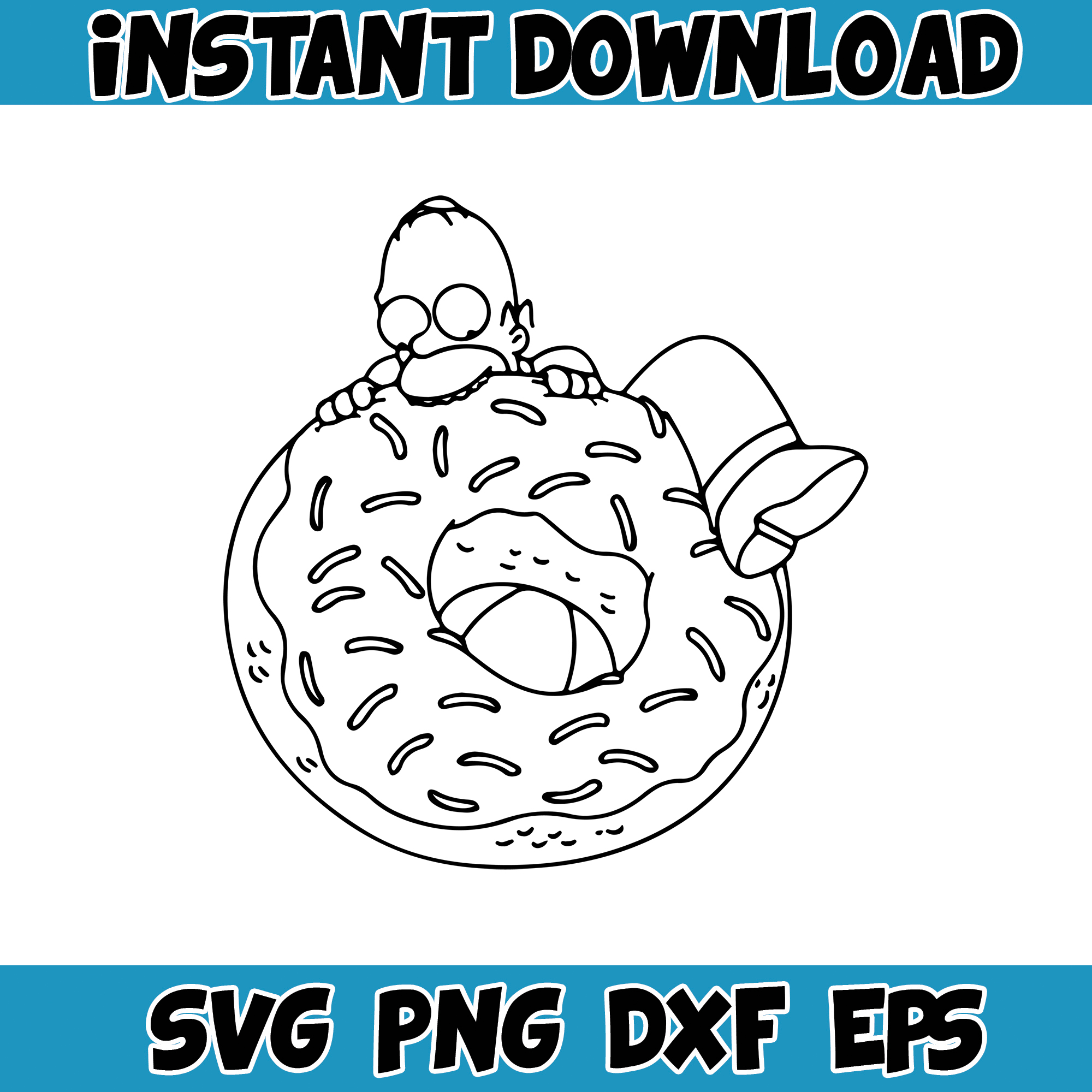 The Simpsons SVG - The Simpsons Birthday Svg - The Simpsons | Inspire ...