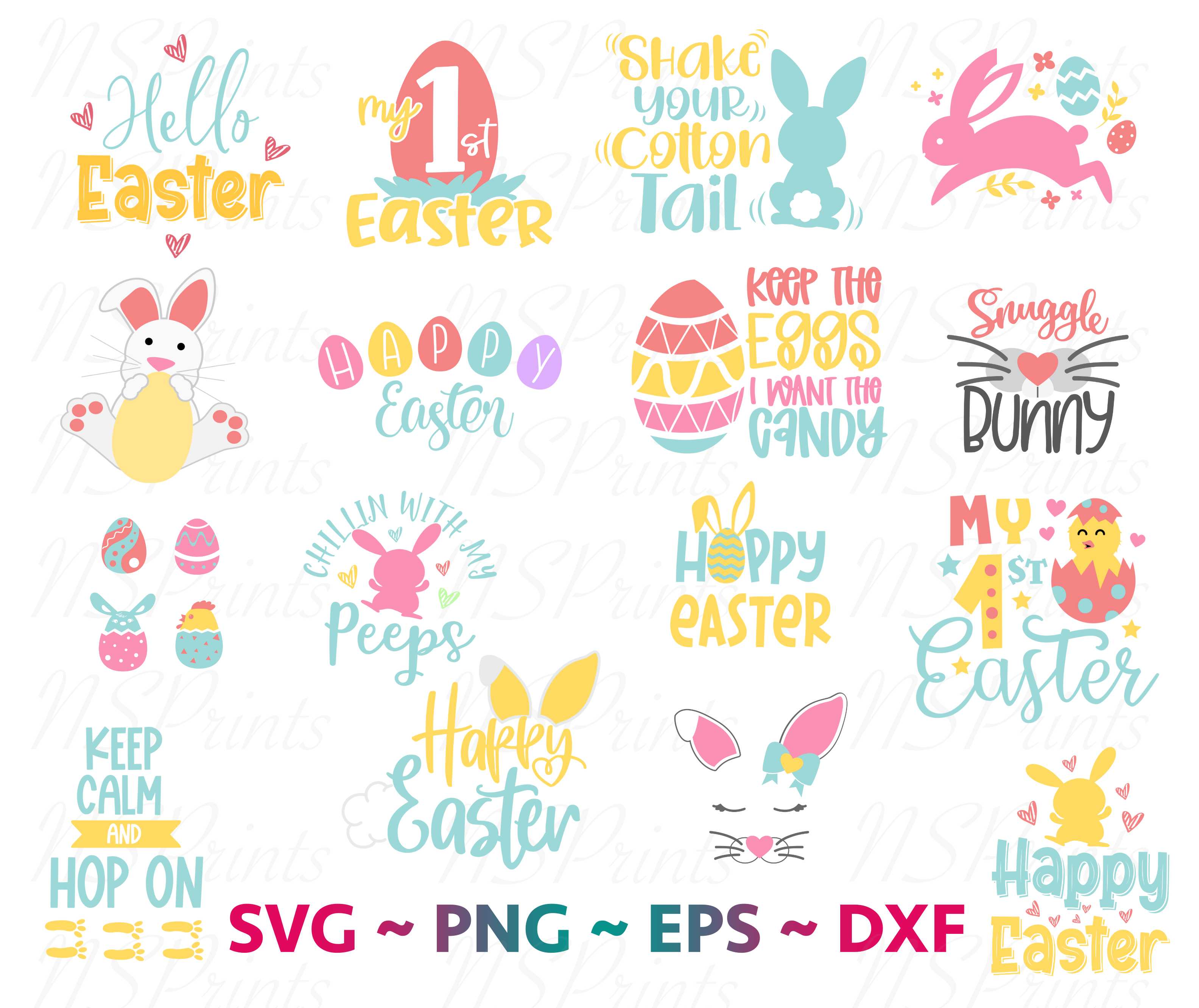 easter bunny svg - Inspire Uplift