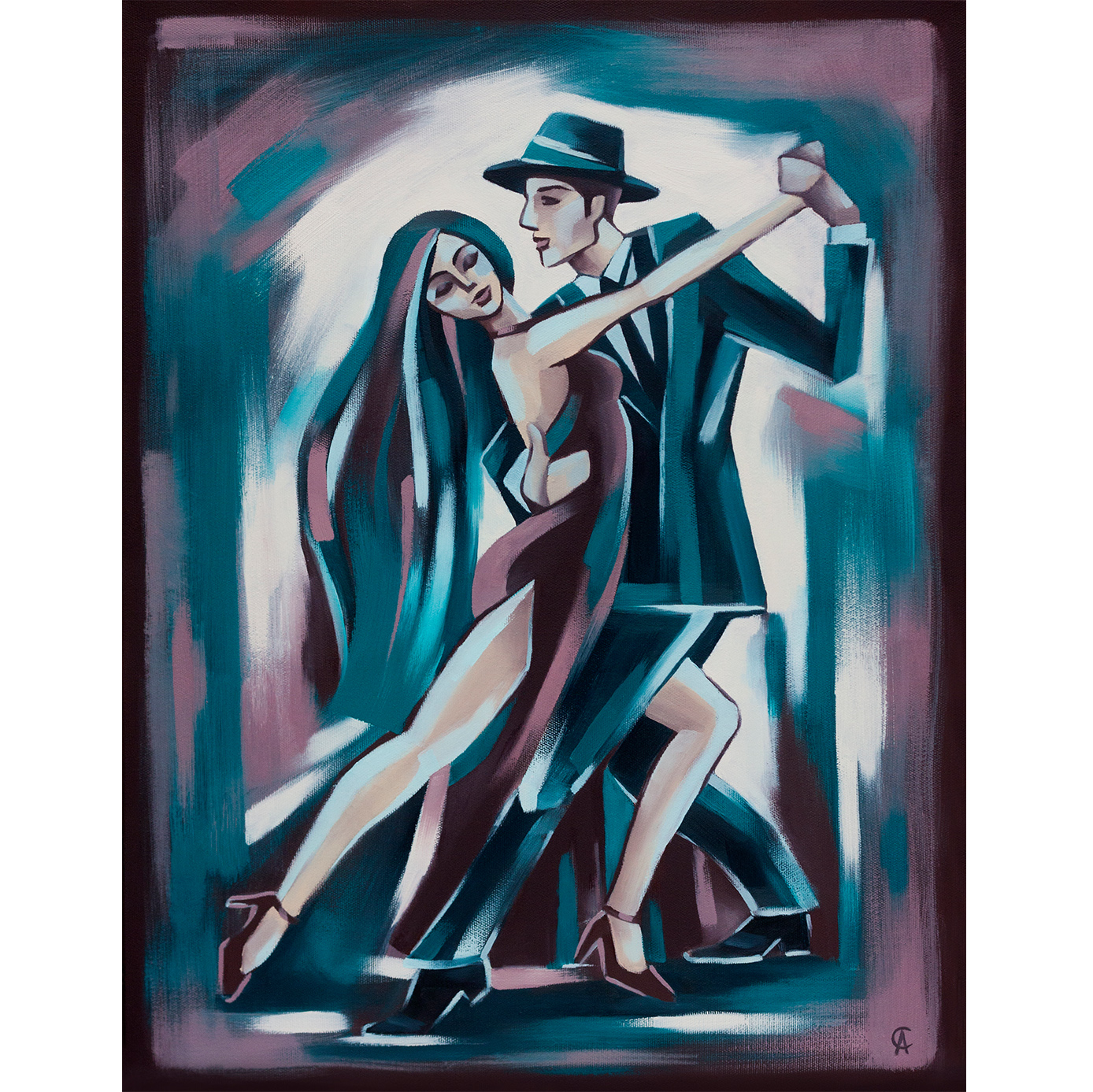 Dance Painting Tango Original Art Romantic Artwork Oil Canva | Inspire ...