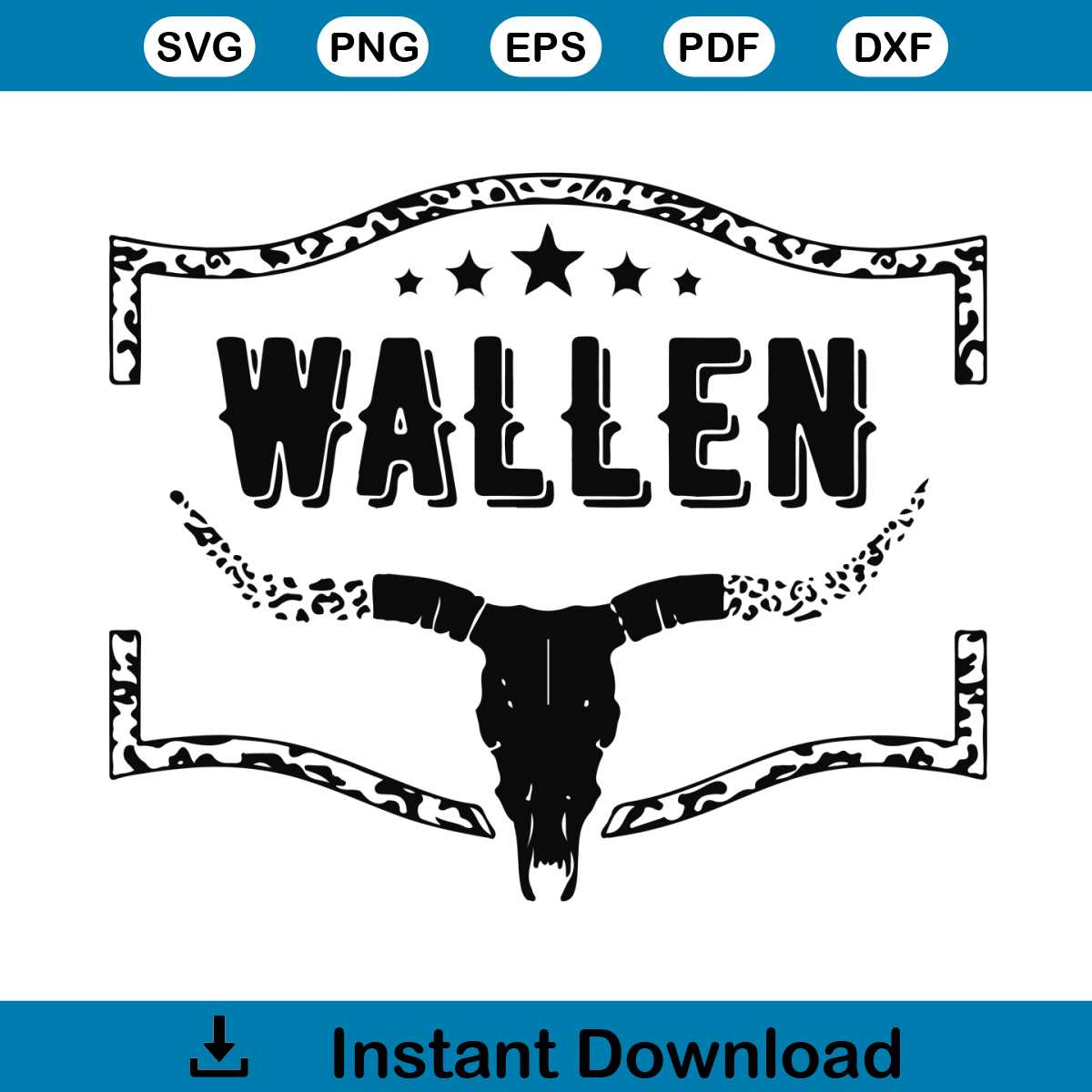 Wallen Western SVG Cowboy Wallen SVG Cricut For Files Design | Inspire ...