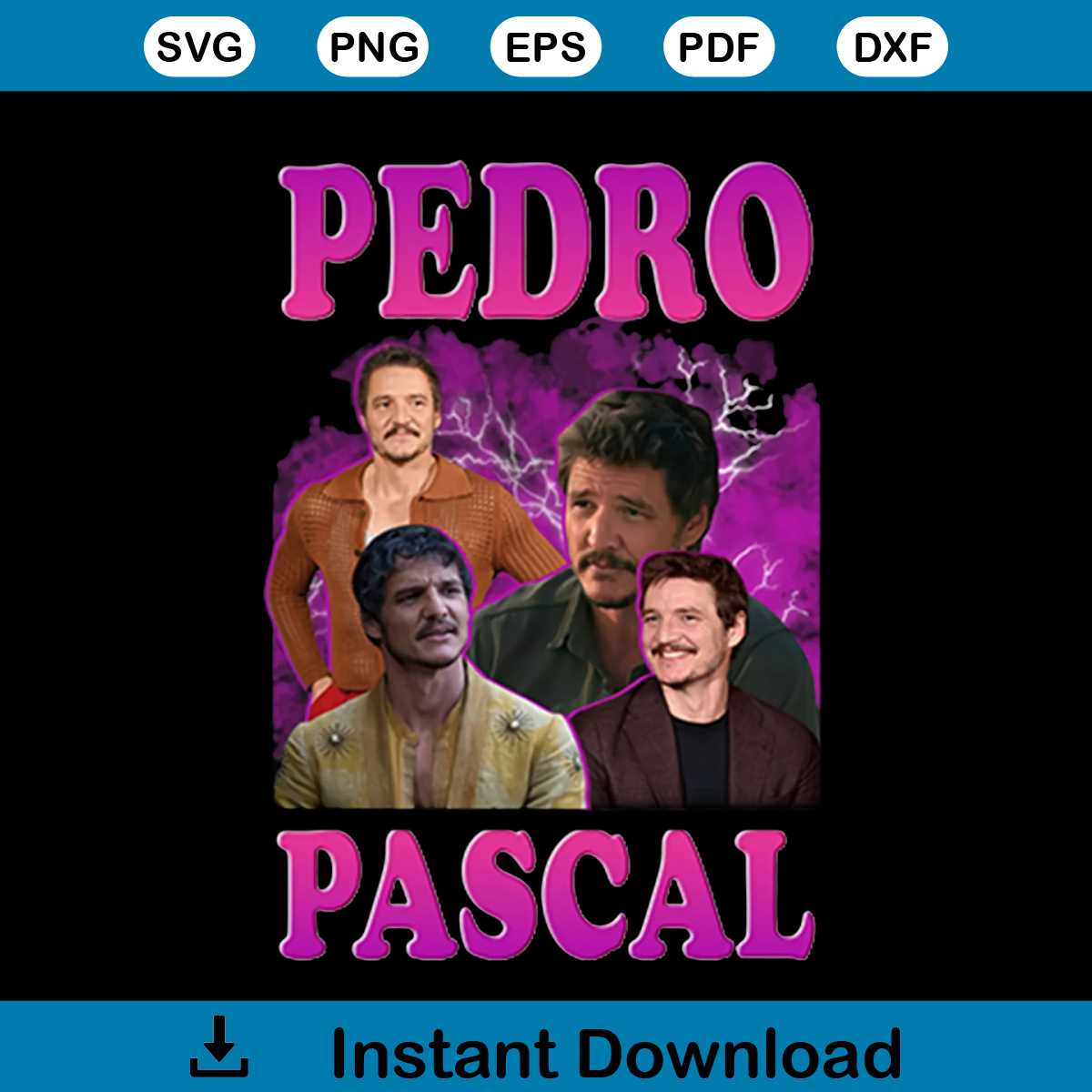Pedro Pascal Sublimation Pedro Pascal Gift PNG Sublimation | Inspire Uplift
