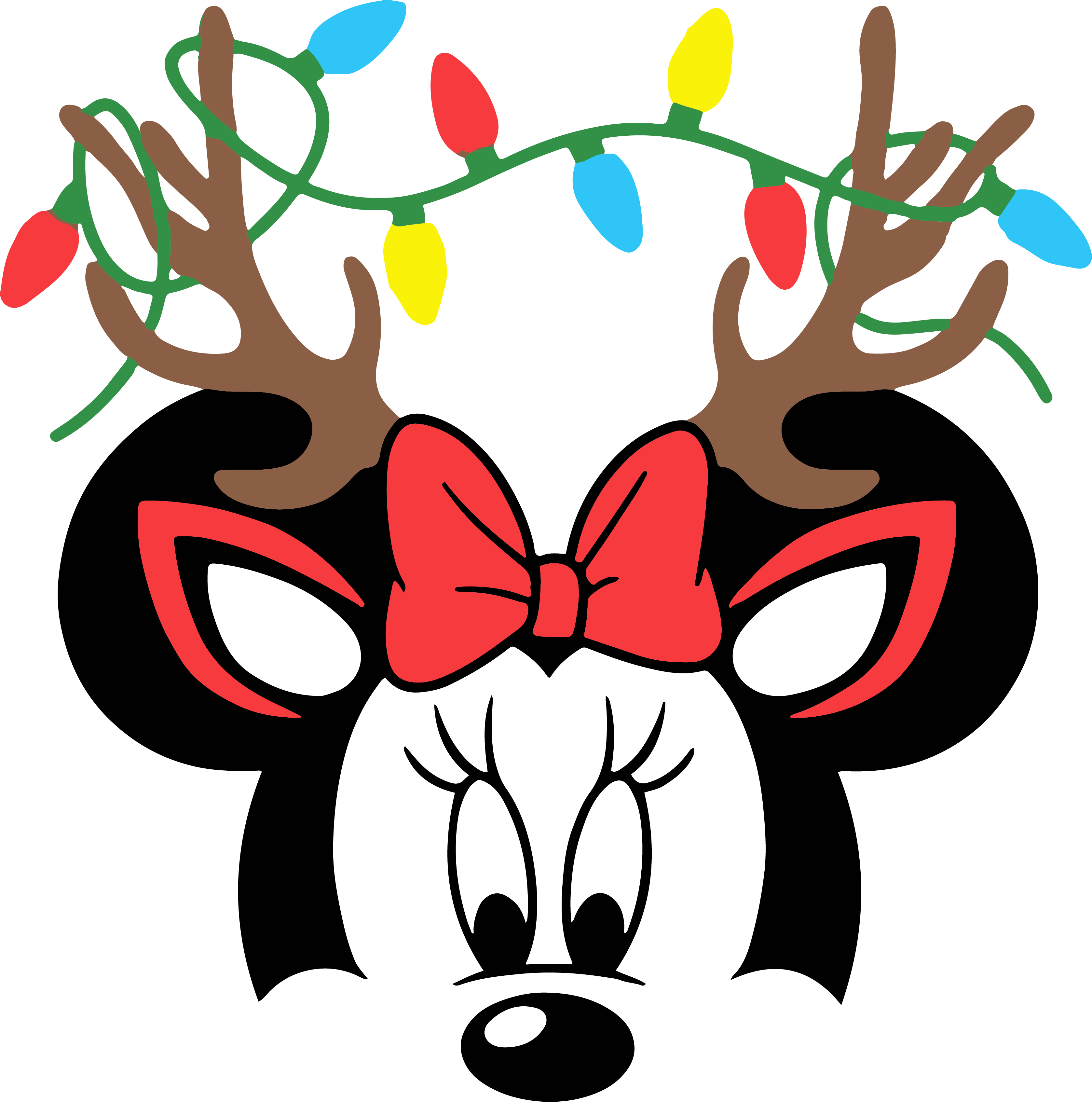 Minnie Mouse Svg, Merry Christmas Svg, Mickey Svg, Mickey Xm | Inspire ...