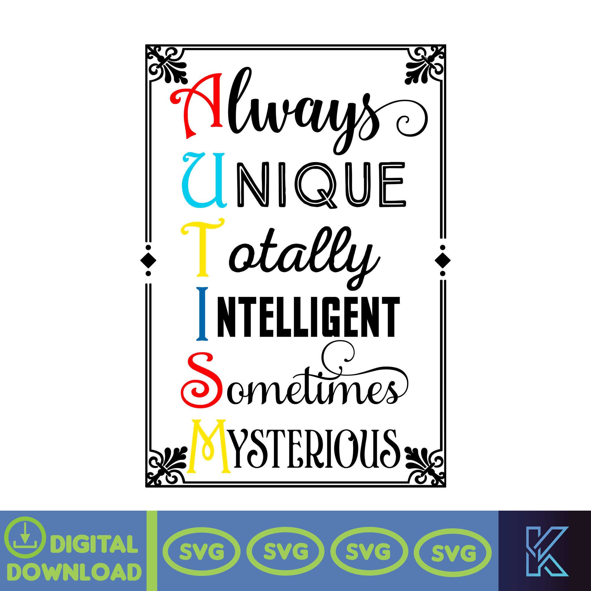 Autism Svg, Autism Awareness Svg, Autism Quote Svg, Au-Some | Inspire ...