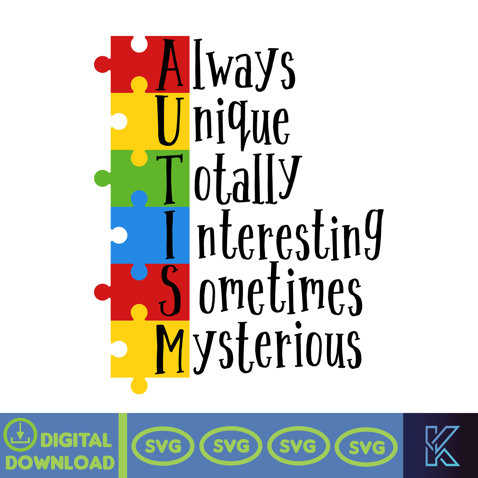 Autism Svg, Autism Awareness Svg, Autism Quote Svg, Au-Some - Inspire ...