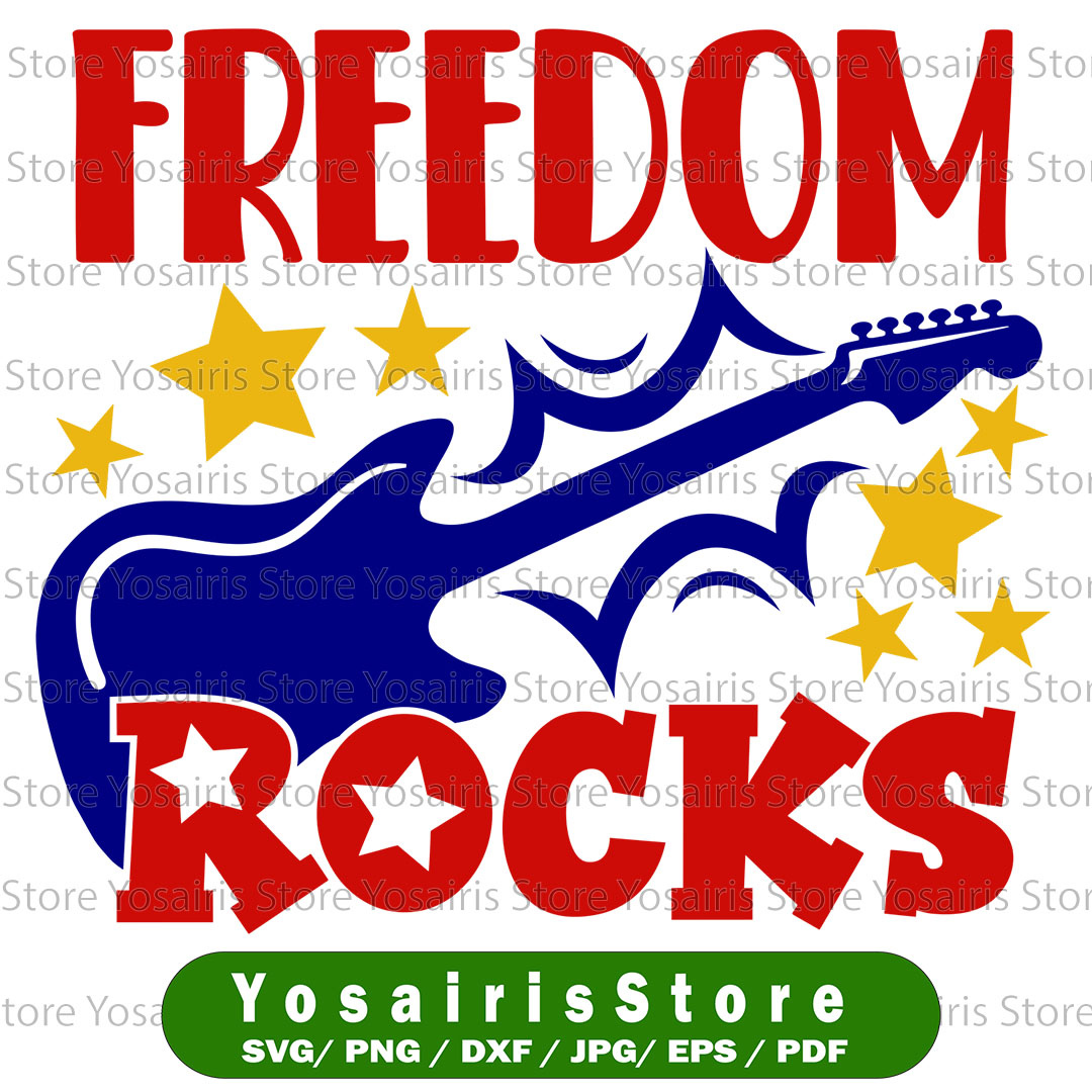 Freedom Rocks svg, independence day svg, fourth of july svg, | Inspire ...