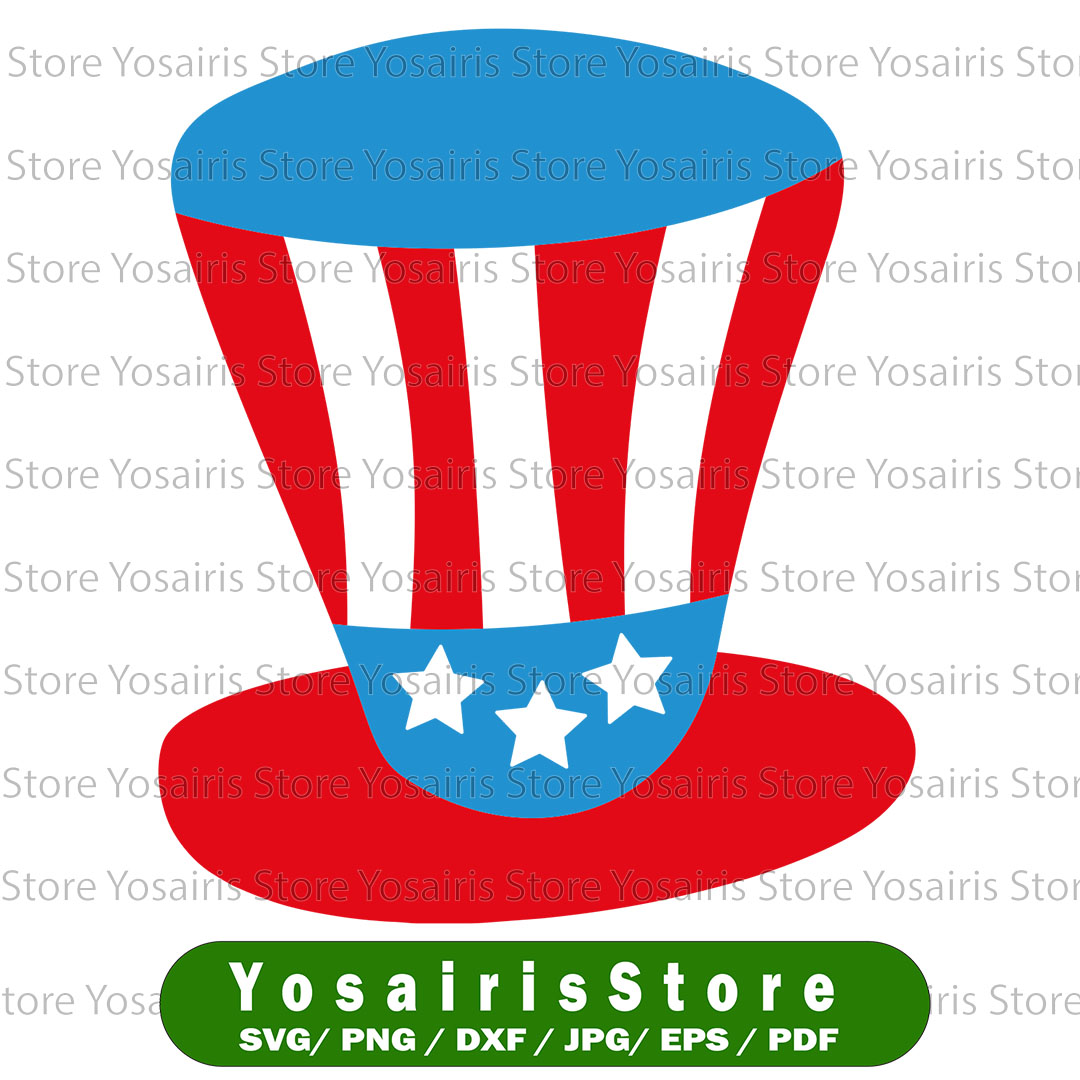 America Hat svg, independence day svg, fourth of july svg, u | Inspire ...