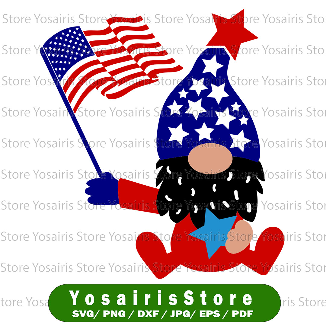 Gnome svg, independence day svg, fourth of july svg, usa svg - Inspire ...