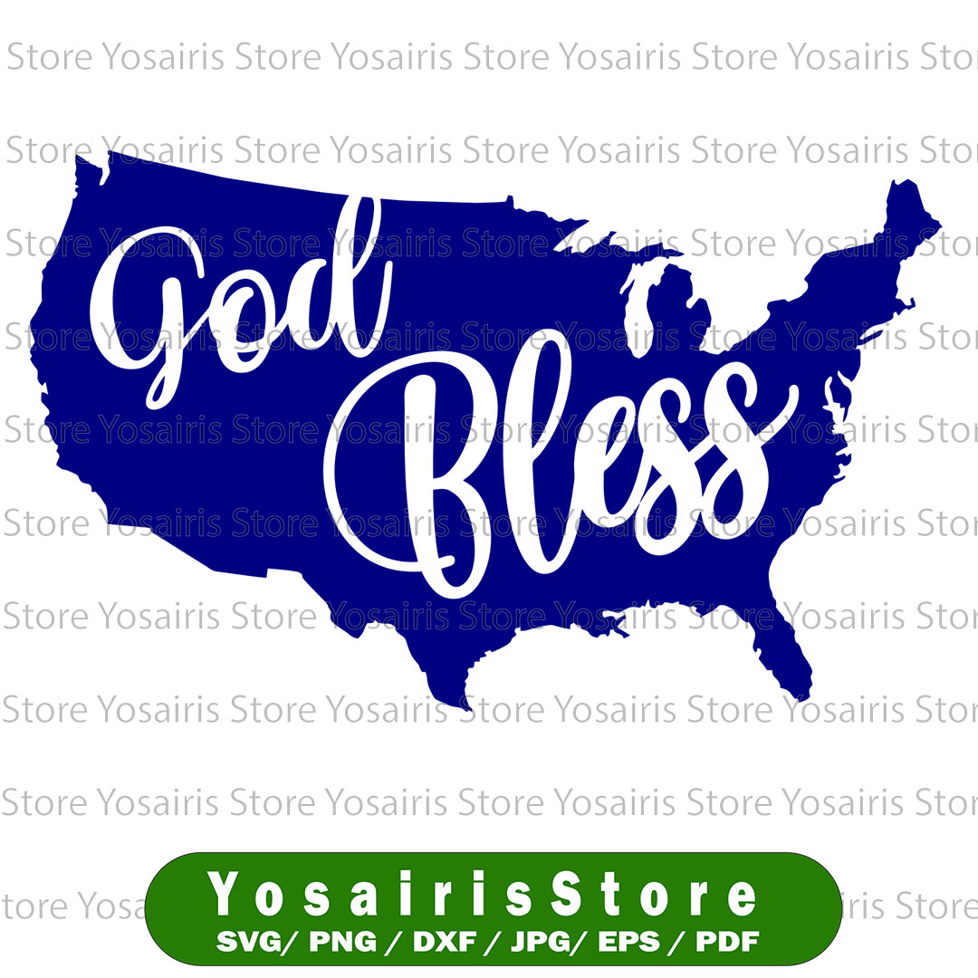 God Bless svg, independence day svg, fourth of july svg, usa | Inspire ...