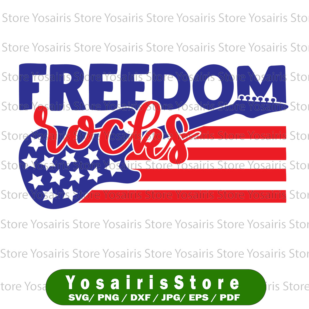Freedom rocks svg, independence day svg, fourth of july svg, - Inspire ...