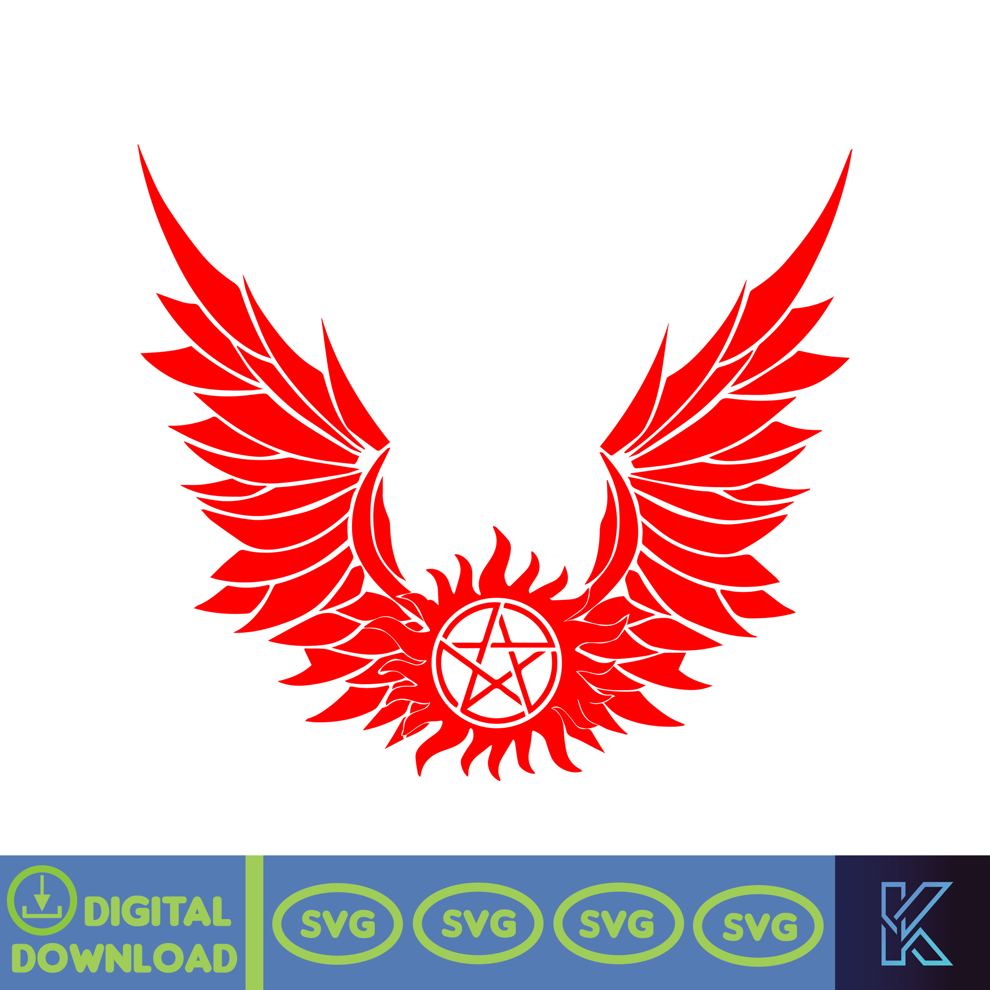 Supernatural Svg, Winchester Brothers Svg, Dean & Sam Winche - Inspire ...