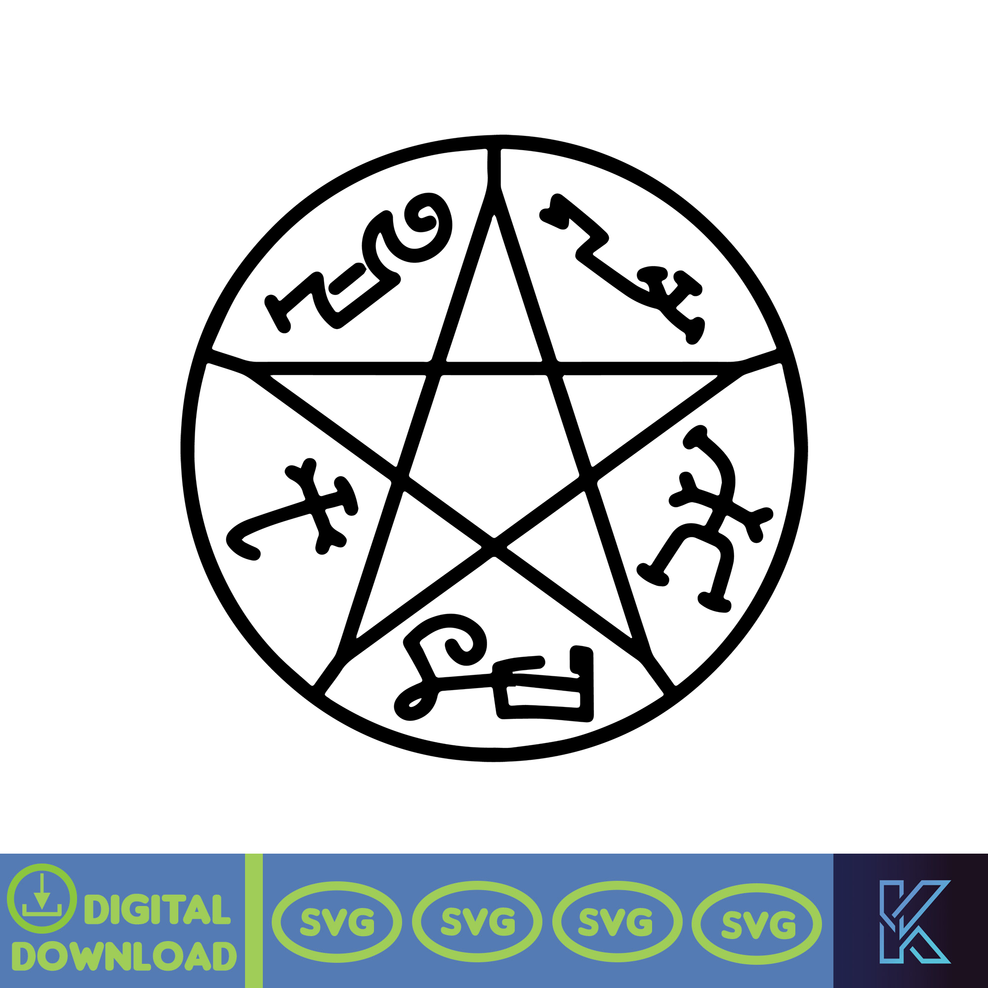 Supernatural Svg, Winchester Brothers Svg, Dean & Sam Winche | Inspire ...