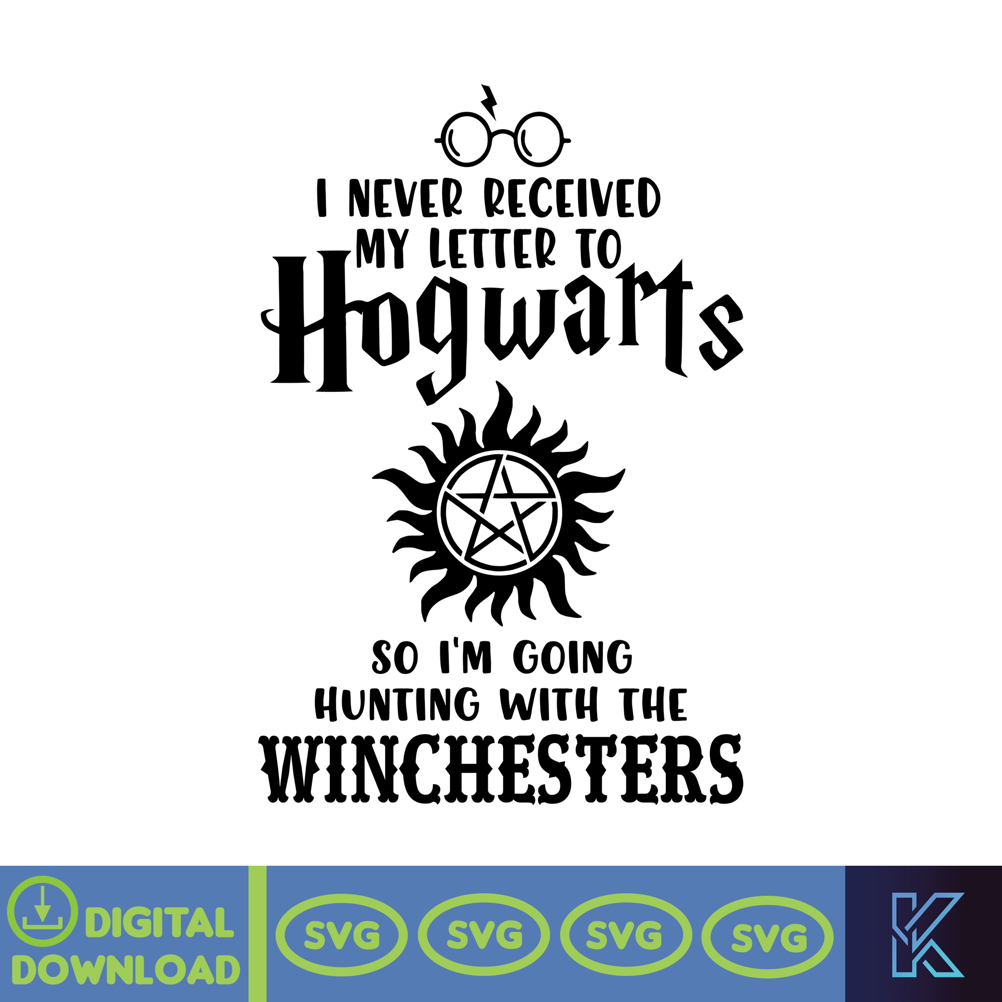 Supernatural Svg, Winchester Brothers Svg, Dean & Sam Winche | Inspire ...