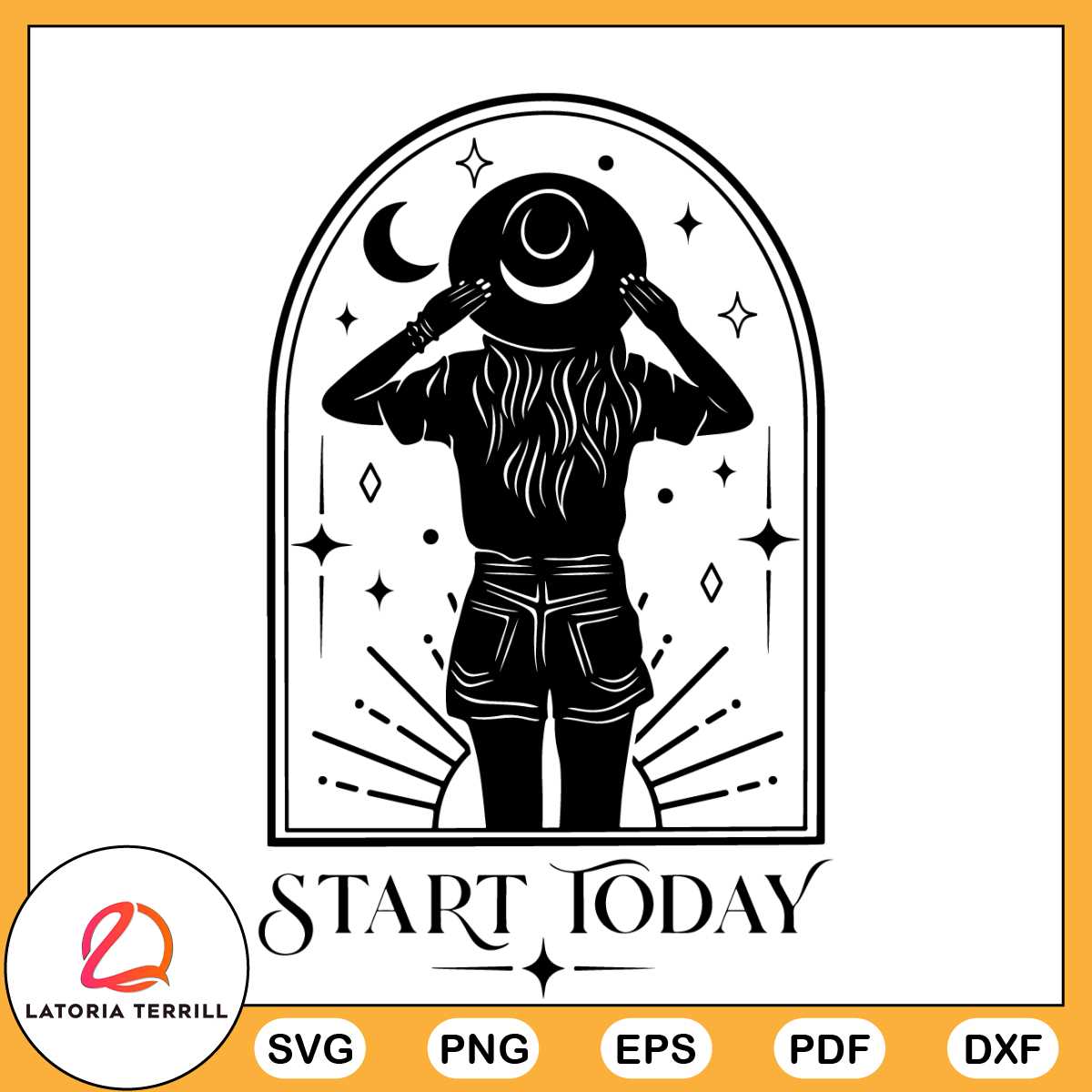 Start Today SVG PNG Inspirational SVG Cricut For File Design | Inspire ...