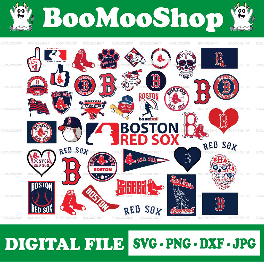 Boston Red Sox Svg Bundle Boston Clipart Red Sox Vectorbo Inspire Uplift