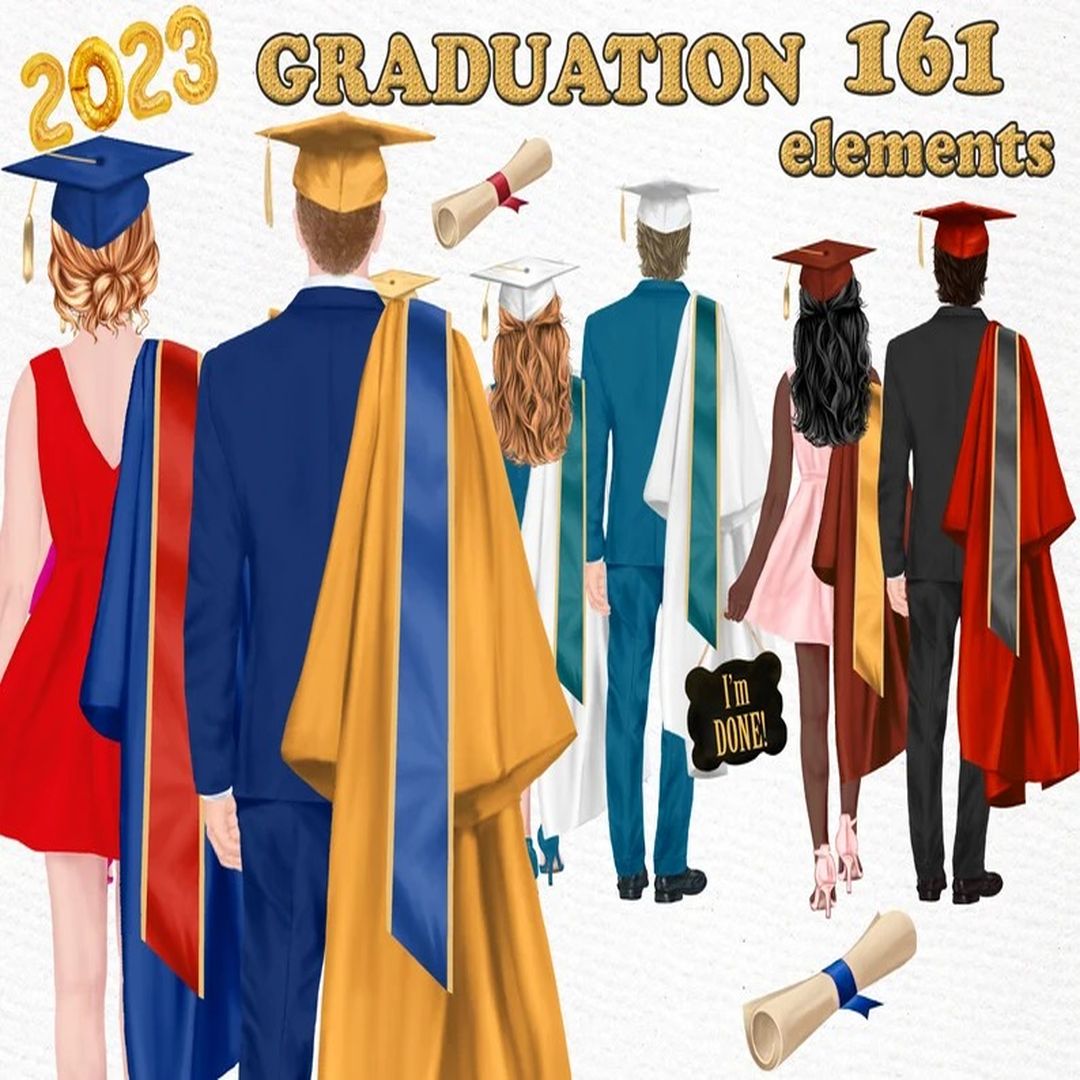Graduation Clipart: "GRADUATING STUDENTS" Graduate Congrats | Inspire ...