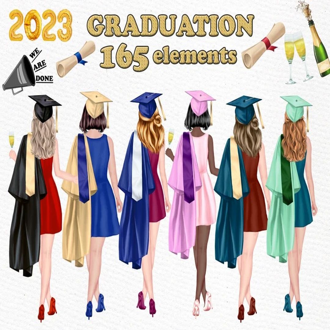 Graduation Clipart: "GRADUATING STUDENTS" Graduate Congrats - Inspire ...