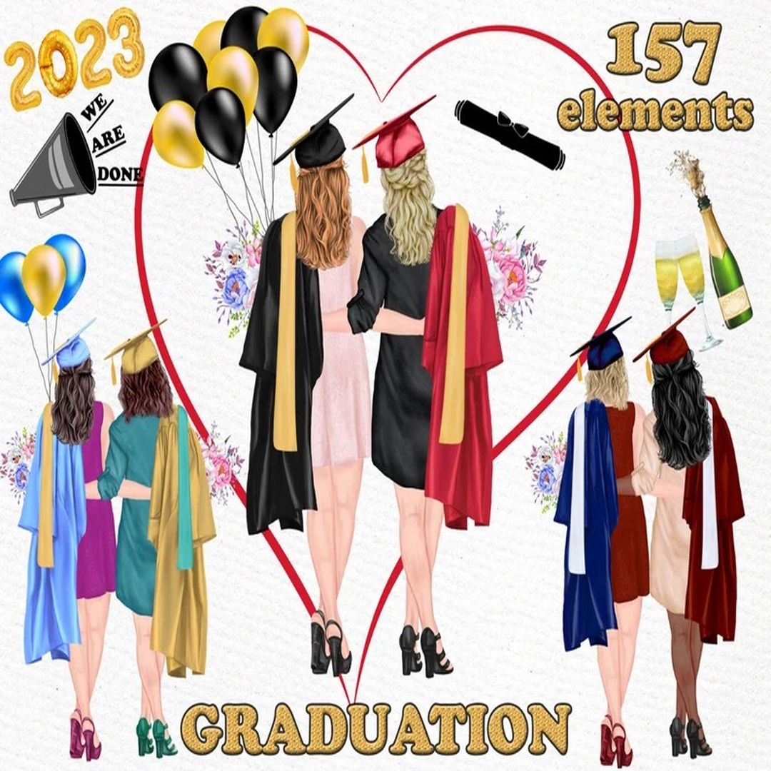 Graduation Clipart: "GRADUATING STUDENTS" Graduate Congrats | Inspire ...