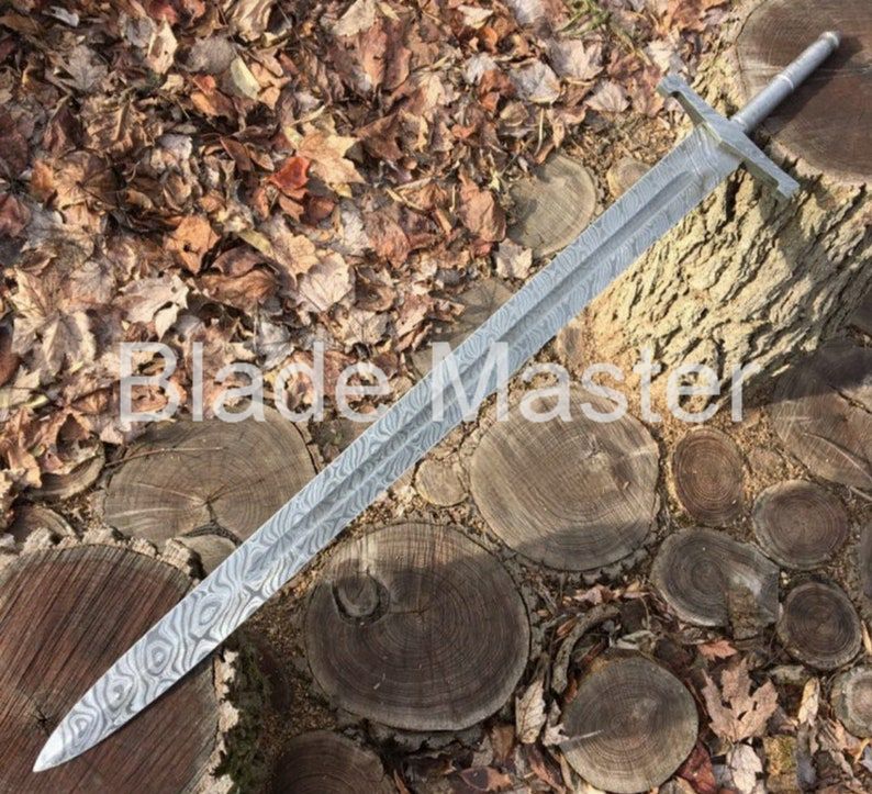 Hand Forged Damascus Steel Viking Sword - Custom Master Swor | Inspire ...