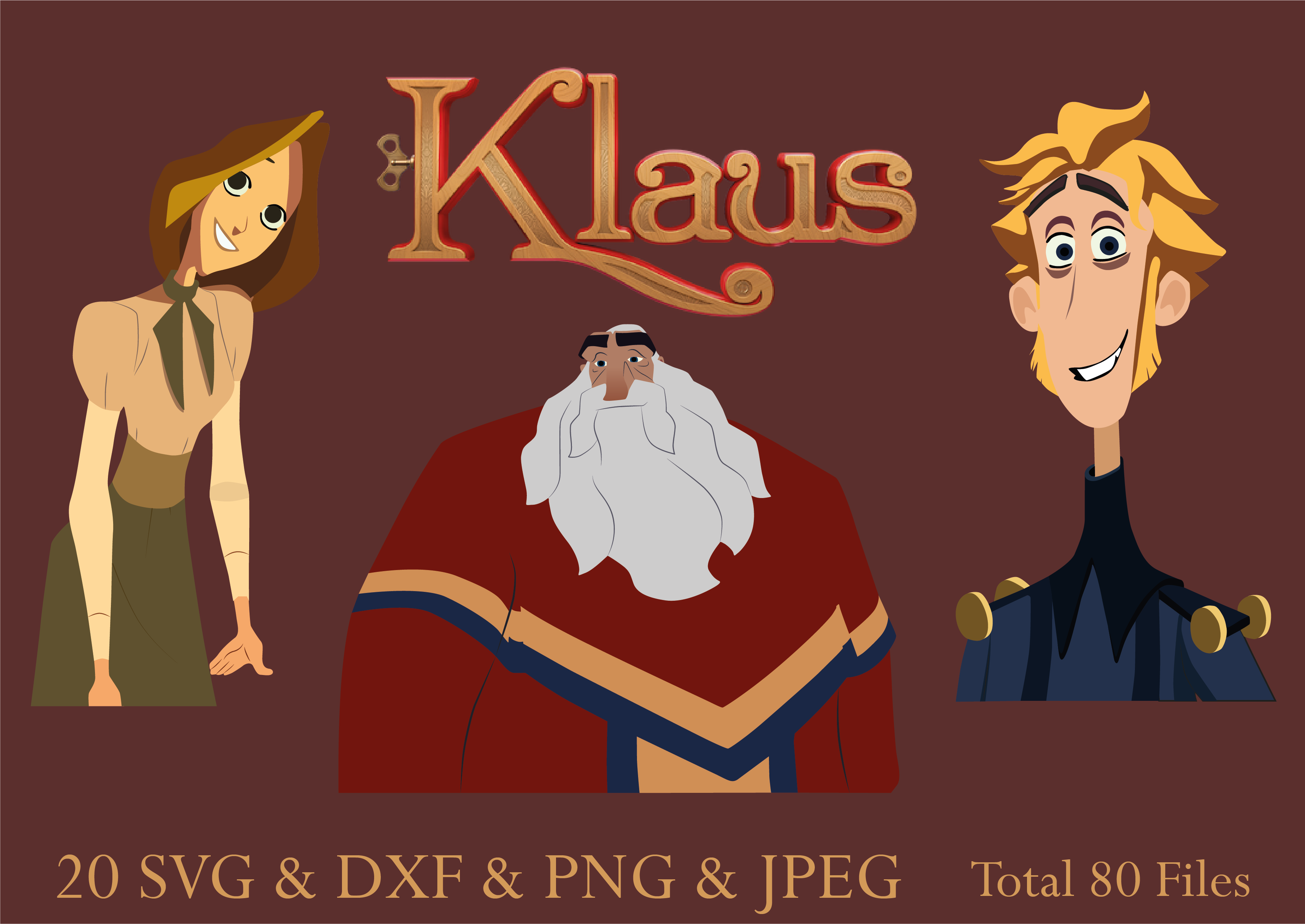 Klaus Clipart, Klaus svg, Klaus png, Klaus Character, Total - Inspire ...