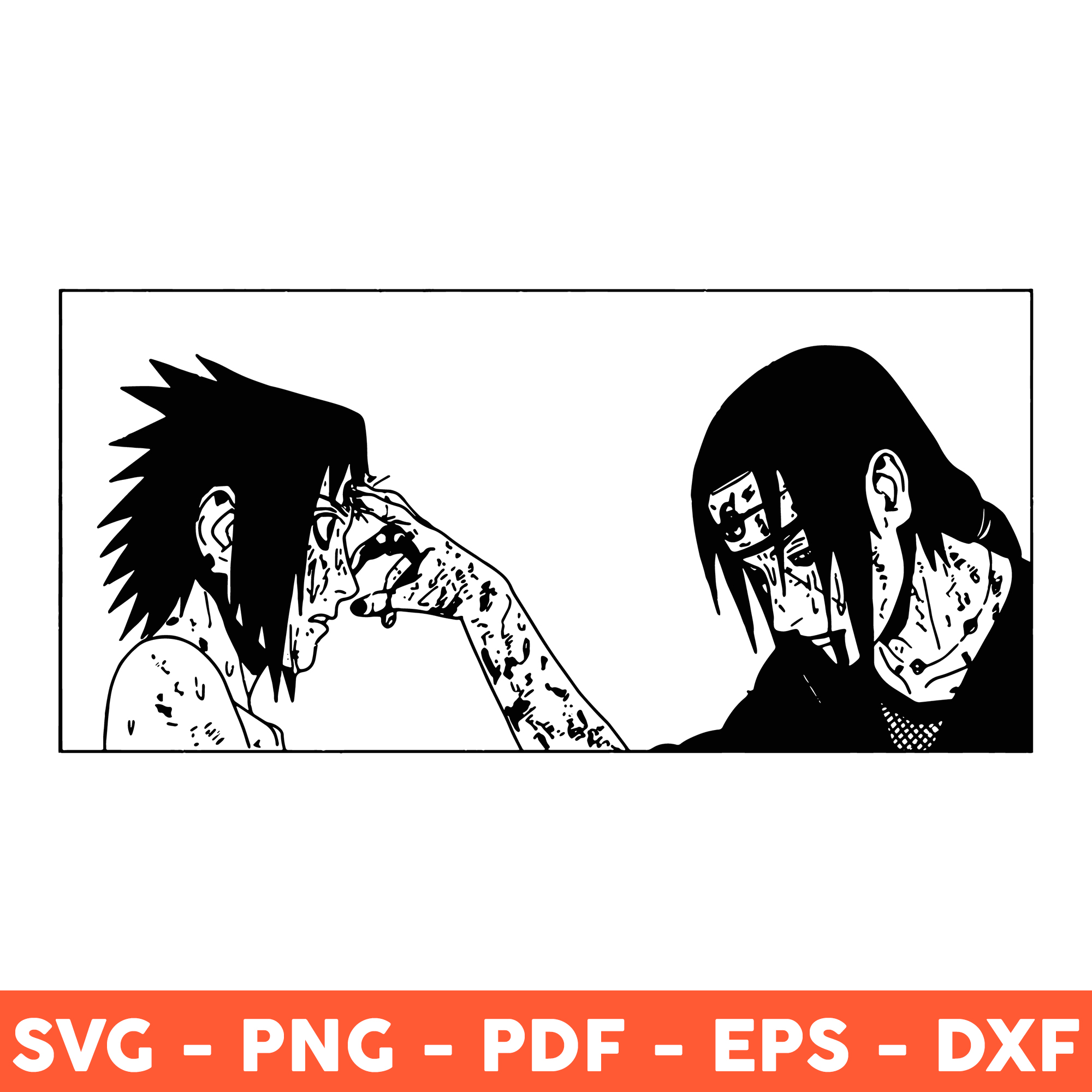Sasuke x Itachi Svg, Anime Svg, Love Anime Svg, Anime Manga - Inspire ...