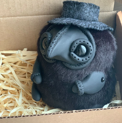 plague doctor art doll | Inspire Uplift