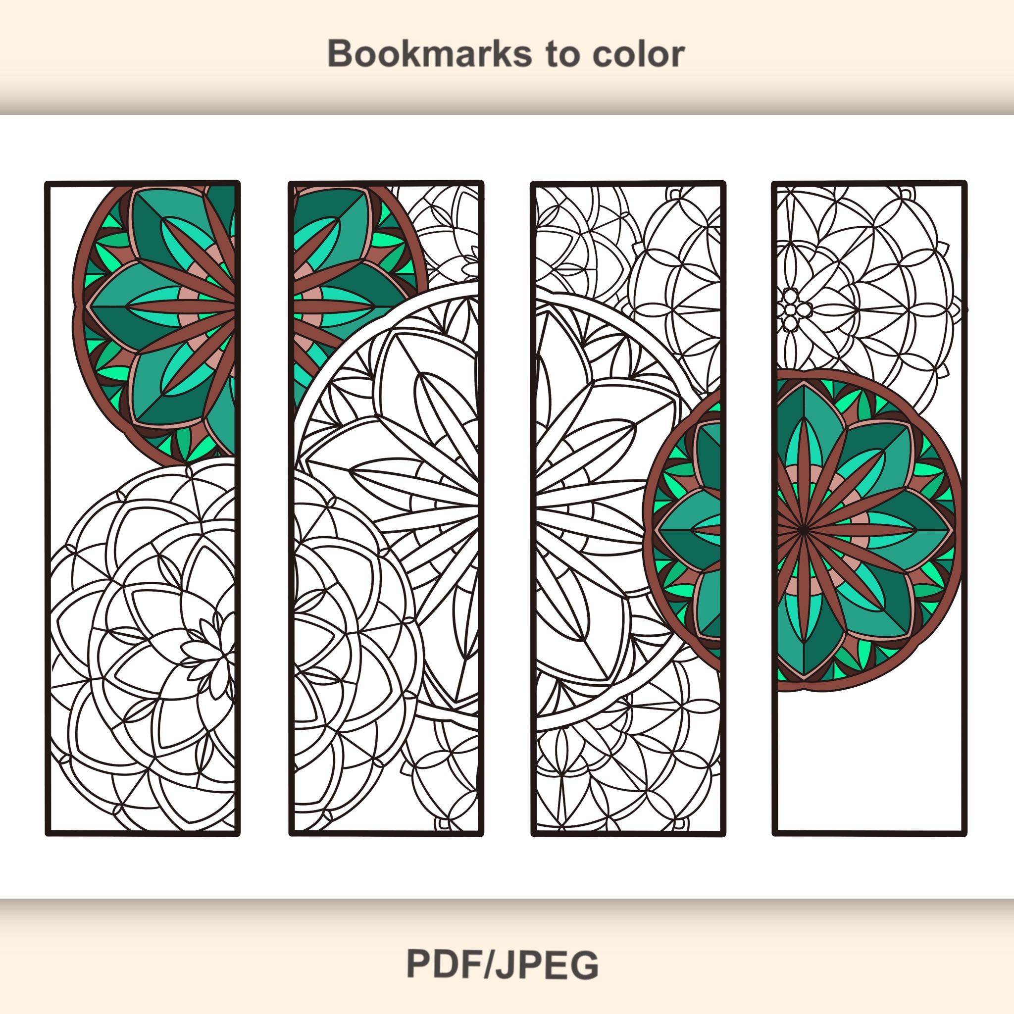 Coloring Bookmarks, Printable bookmarks to color, Kids Color | Inspire ...
